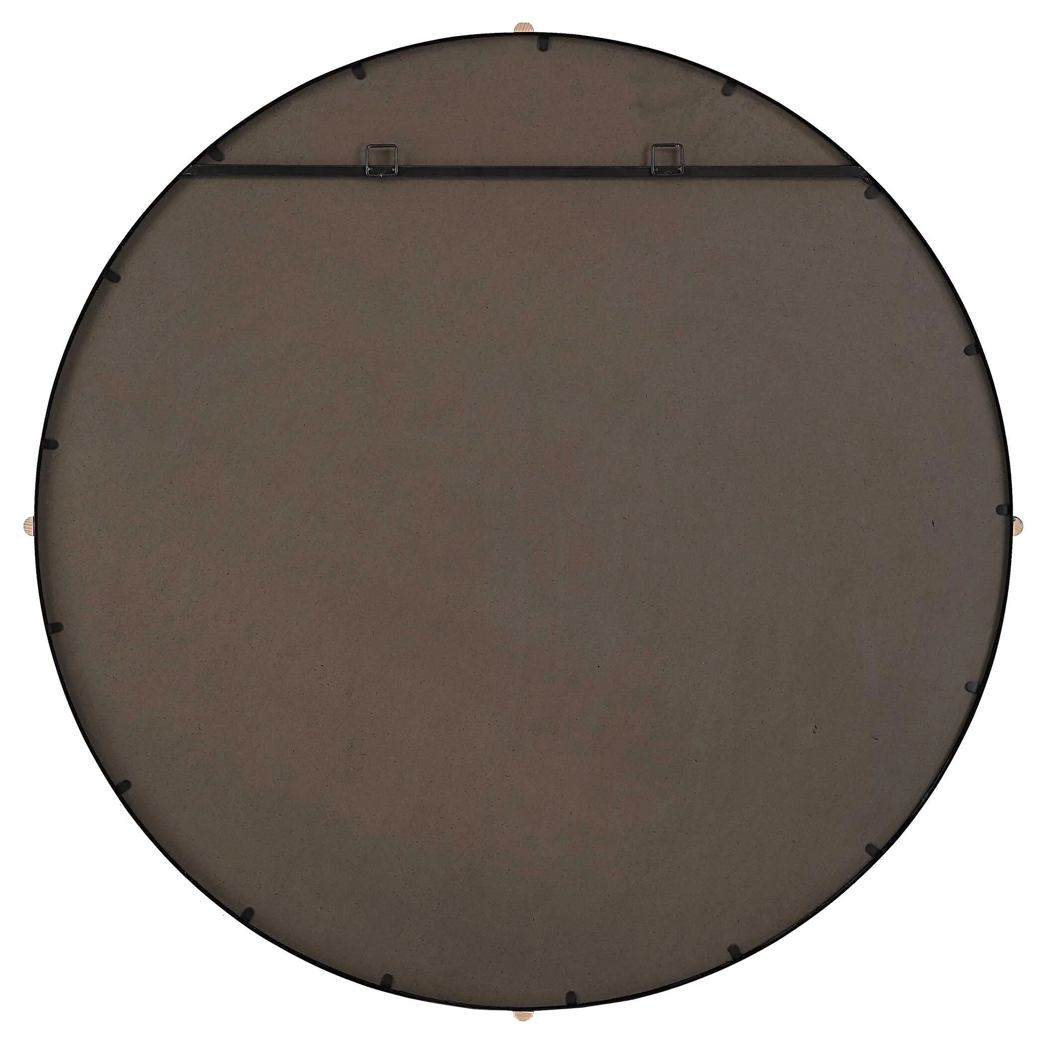 Uttermost Bonded 9939 Bonded Round Black Mirror | Stuckey Furniture ...