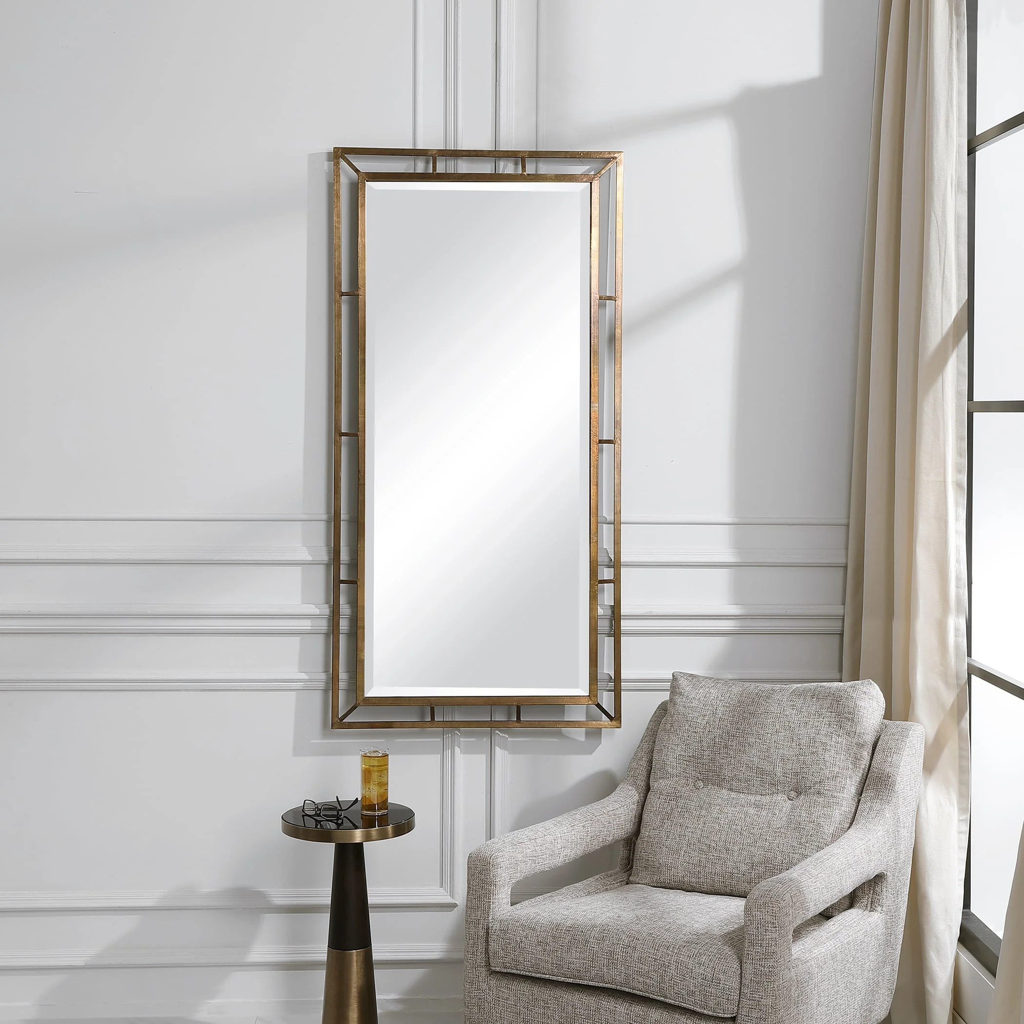 Uttermost Farrow 9675 Farrow Copper Industrial Mirror | Mueller ...