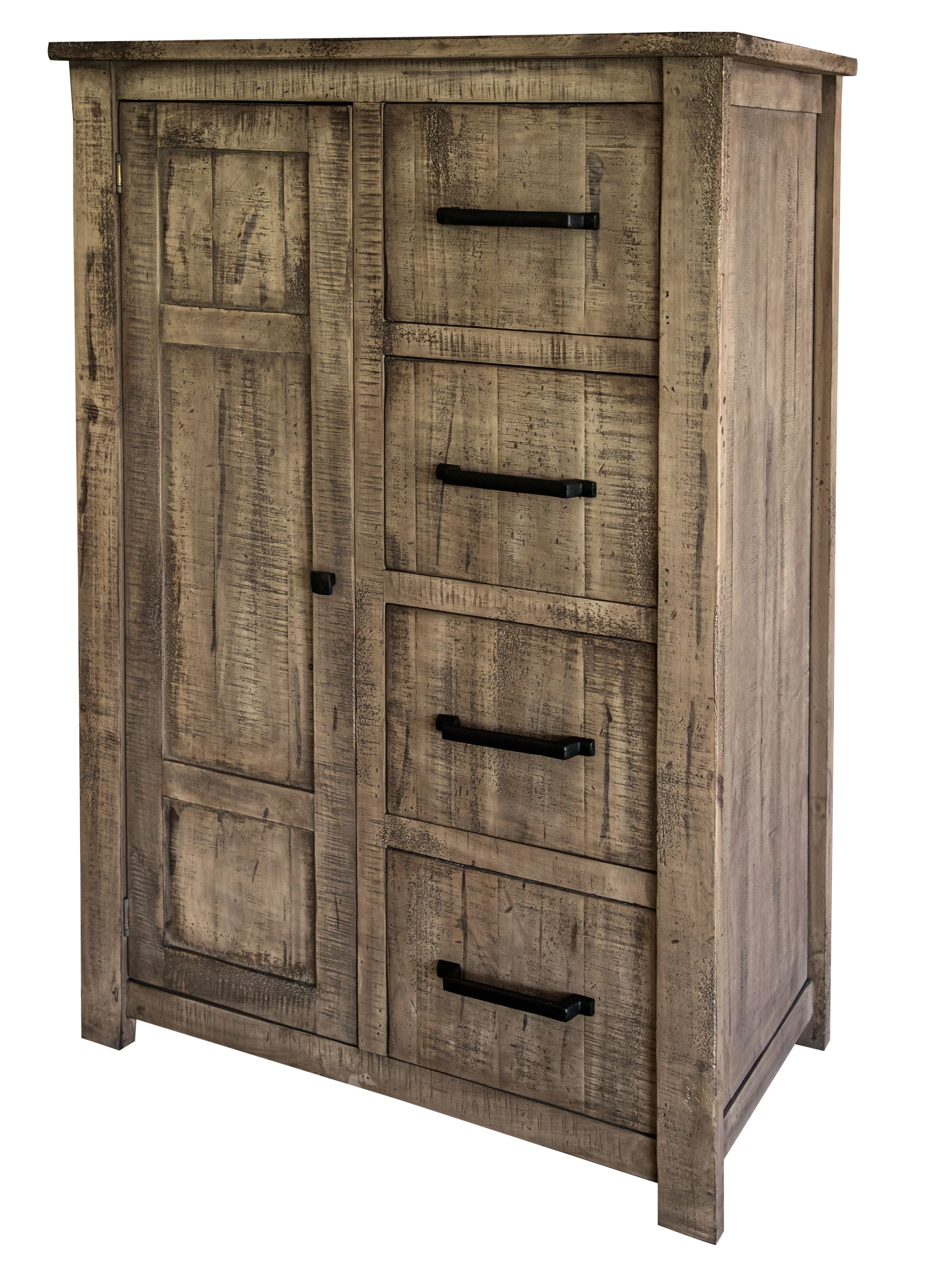International Furniture Direct Cozumel IFD2061CHT Rustic 4-Drawer 1 ...