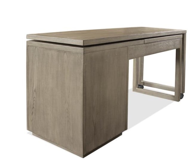 Riverside Furniture Prelude 39632 Contemporary Swivel Lift-top L-desk ...