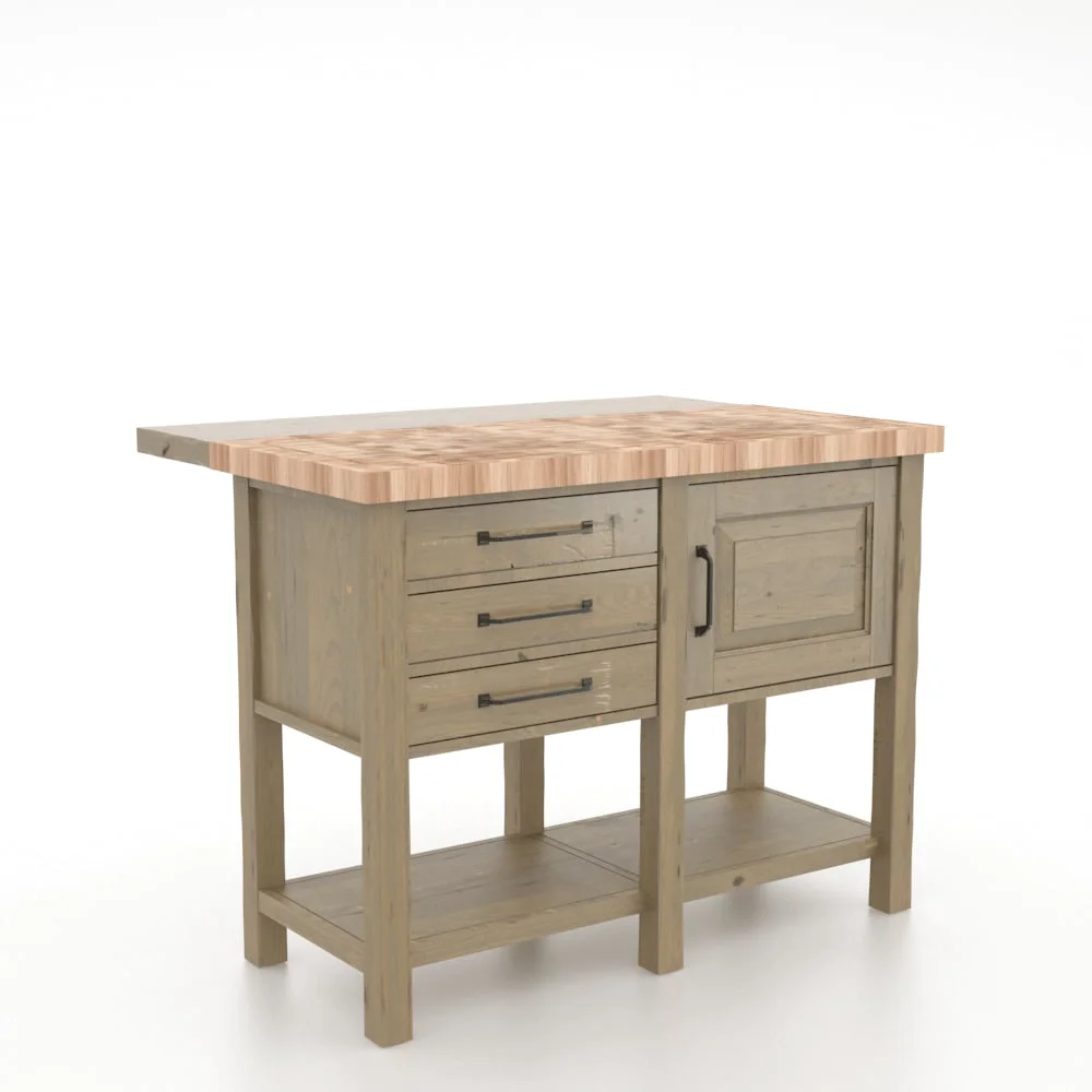 Canadel Champlain ISL04836NA25DH2 Farmhouse Kitchen Island | Belfort ...