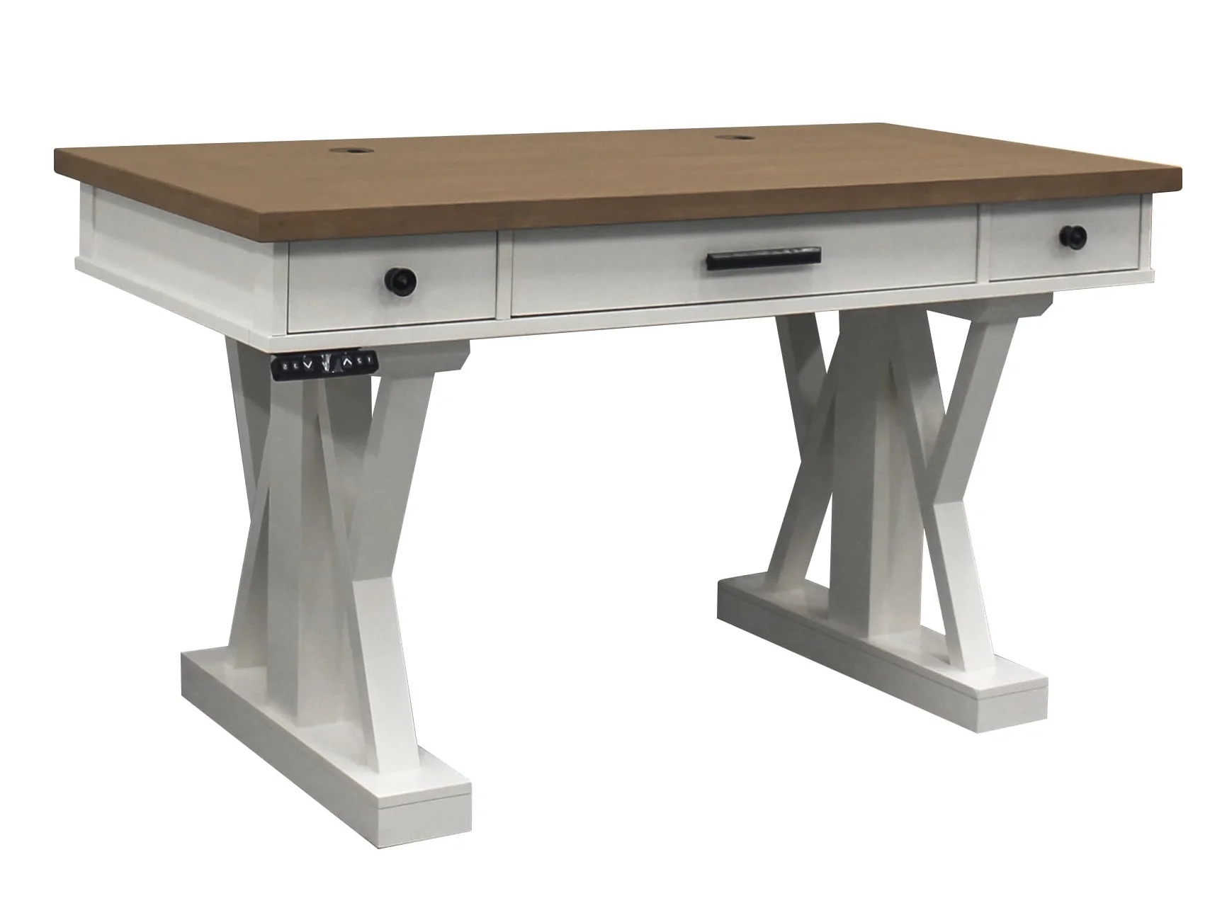 Parker House Americana Modern AME#256-2-COT Farmhouse Power Lift Desk ...