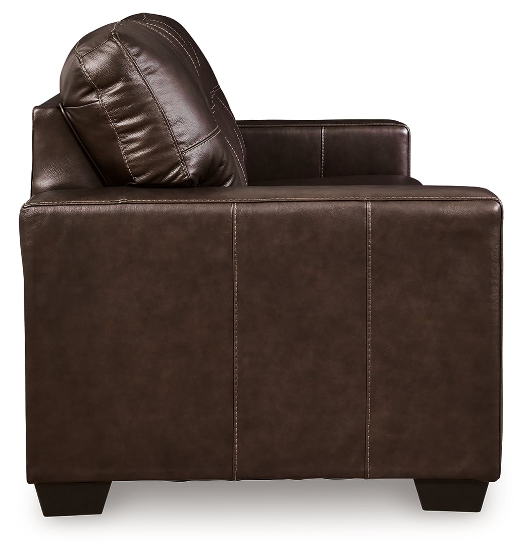 Ashley Signature Design Santorine 2170638 Leather Match Sofa | Dunk ...
