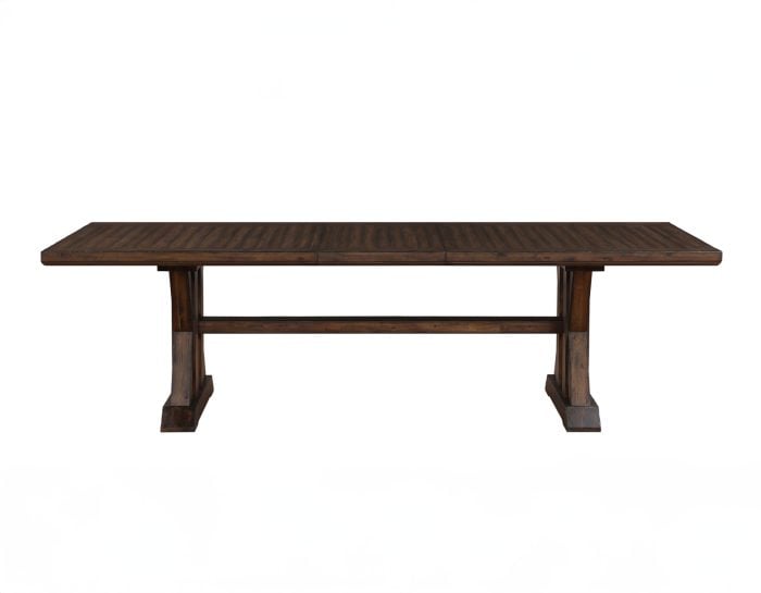 S&S Auburn AUB500TTB Farmhouse Dining Table with Trestle Base | Walker ...