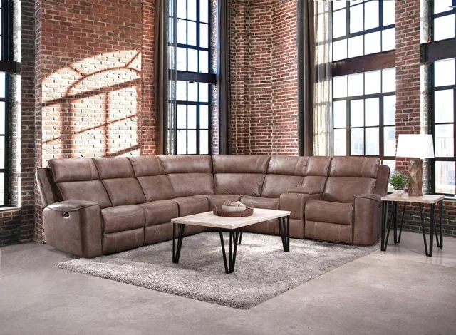 Behold Home BD7529 Aspen BD7529-SECPP-2107-17 Casual Dual Power 6-Piece ...