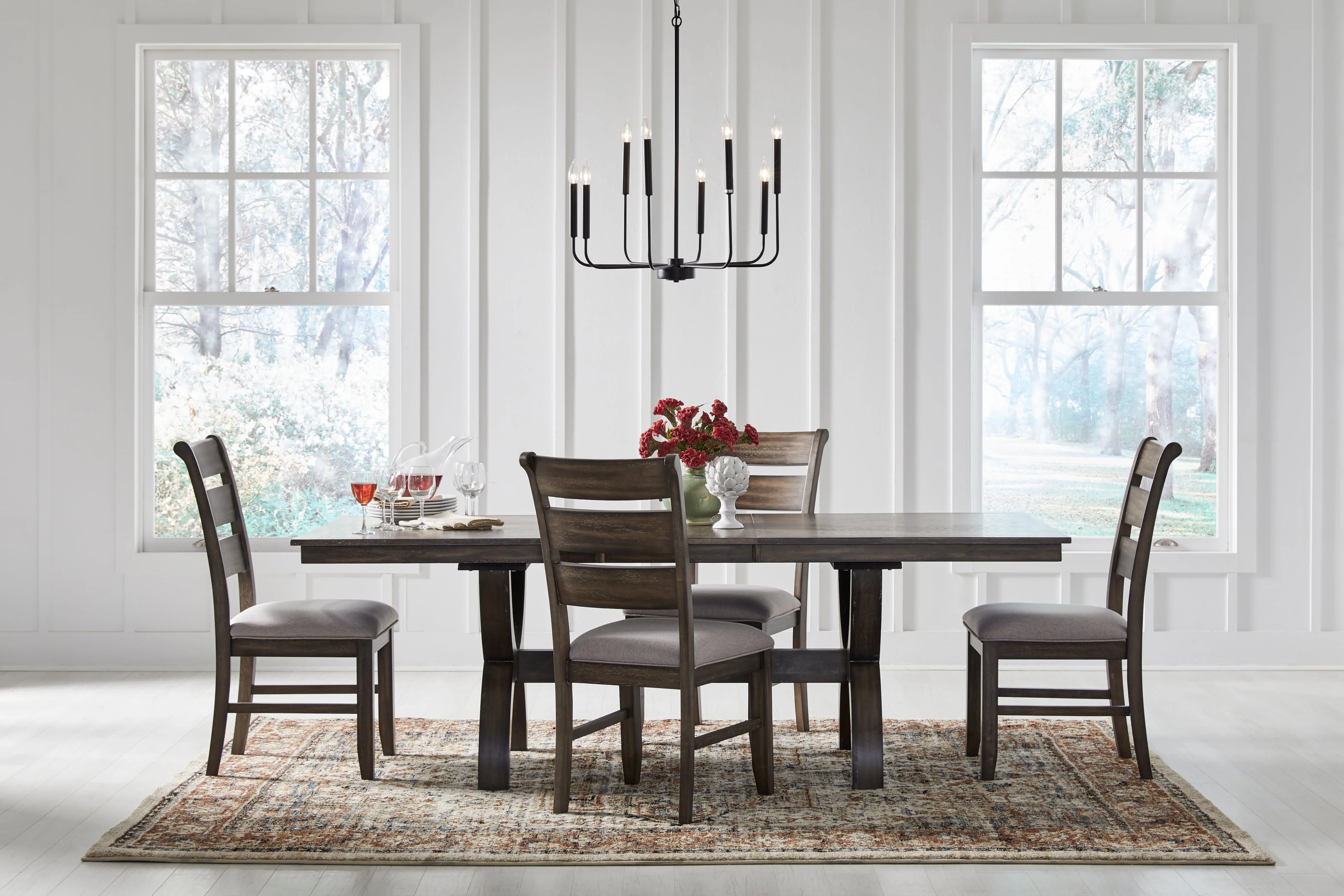 Progressive Furniture Houston D630-10B/10Tx1+D630-61x4 Traditional 5 ...