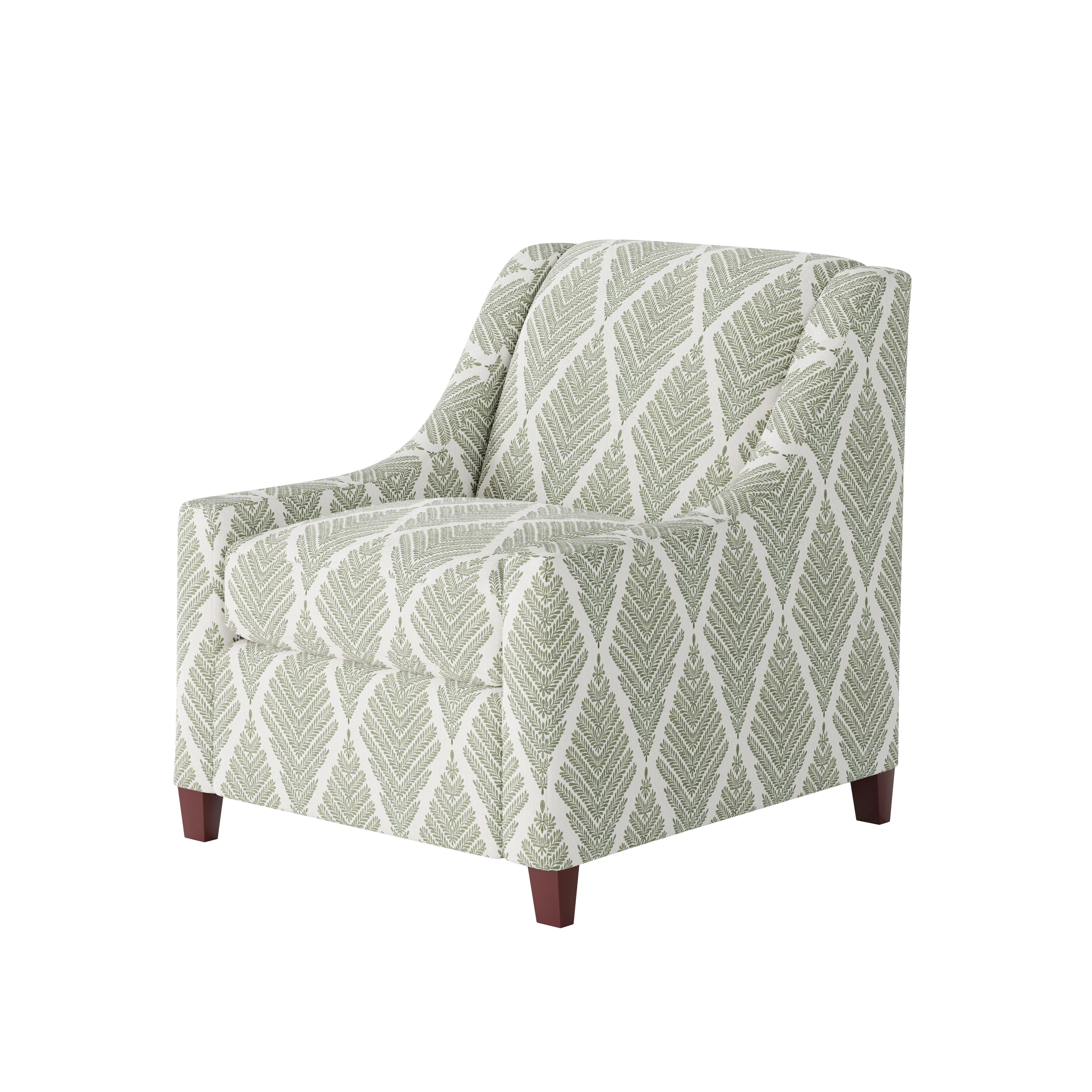 Fusion Furniture Grab A Seat 552-C Emmeline Moss Accent Chair with ...