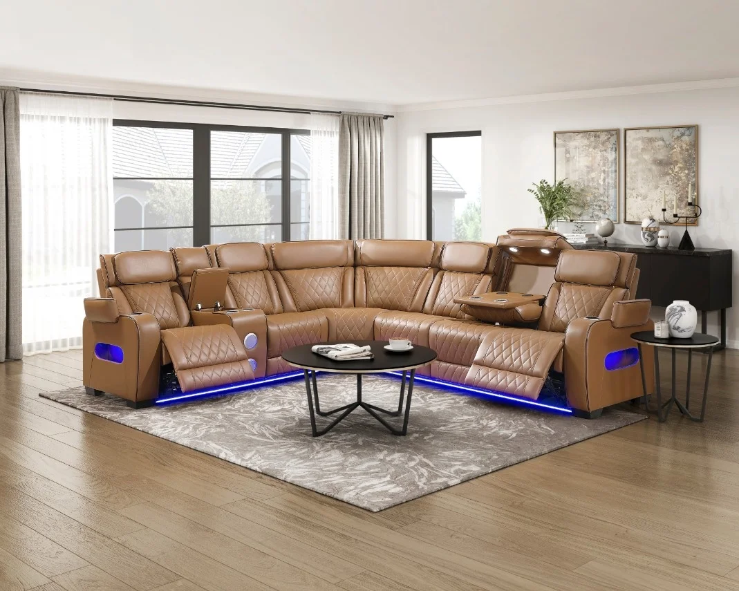 Homelegance Furniture Fairway 9516BRWS*32LCN3RPWH Contemporary 3-pc ...