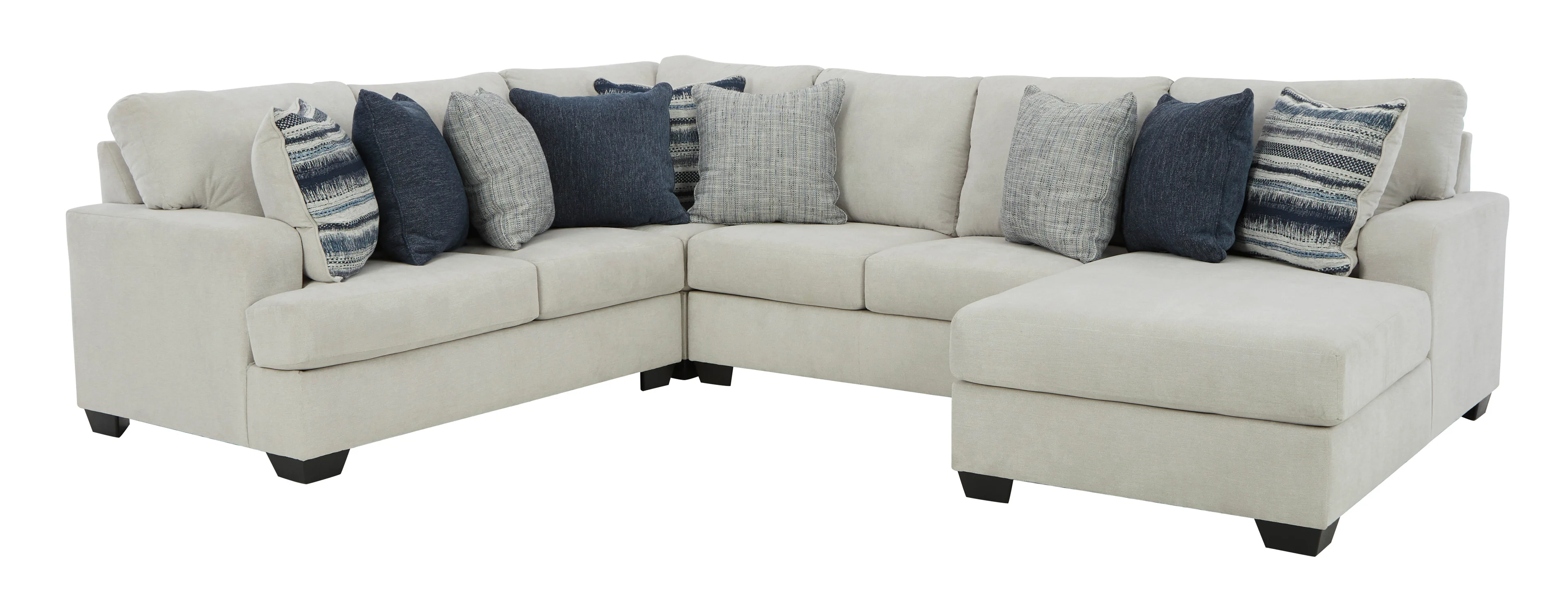 Benchcraft Lowder 13611S6 4-Piece Sectional with Chaise | Furniture and ...