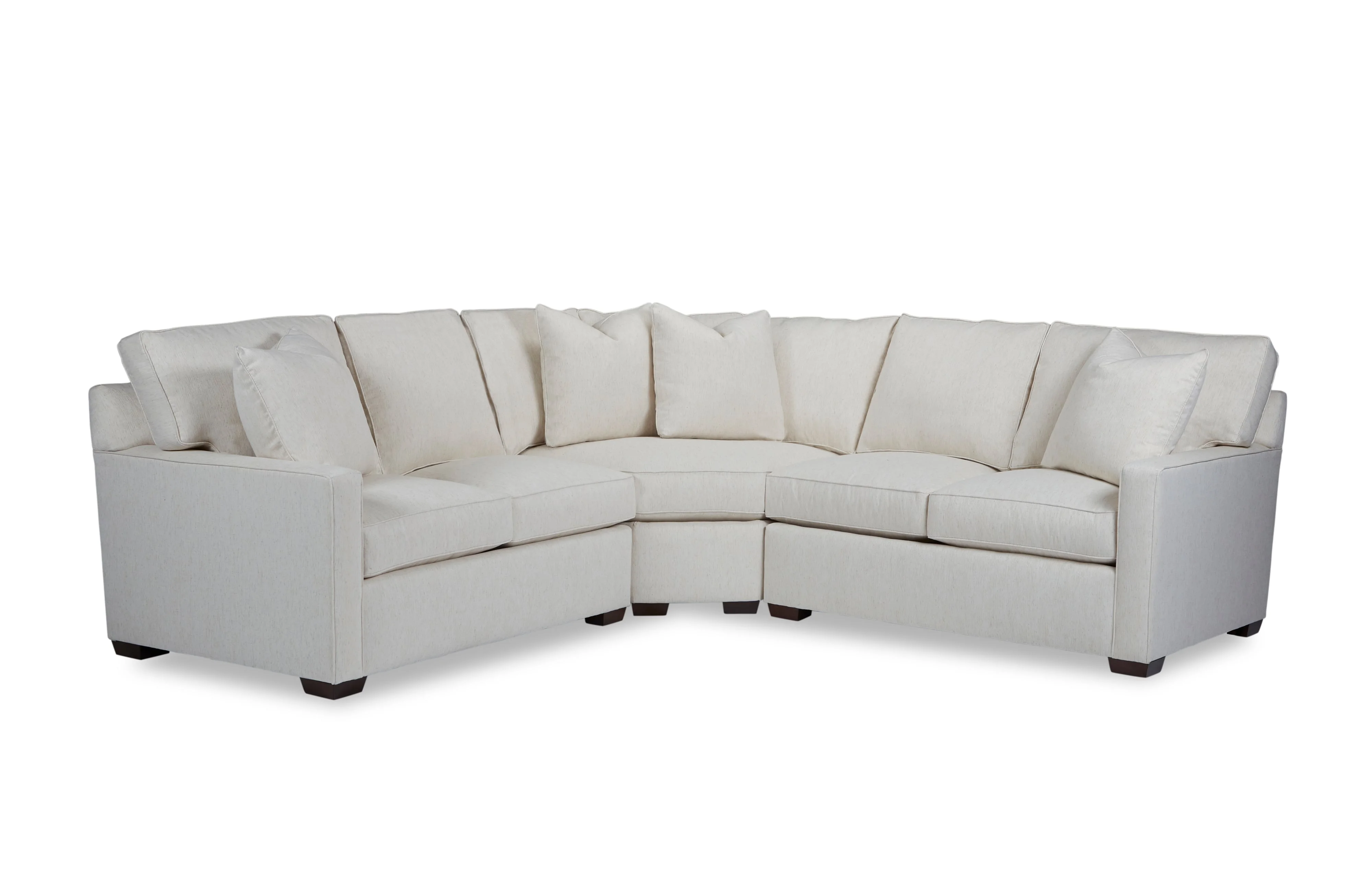 Huntington House 2700 Simplicity Collection 2700-43x1+2700-32x1+2700-42x1 Transitional Sectional ...
