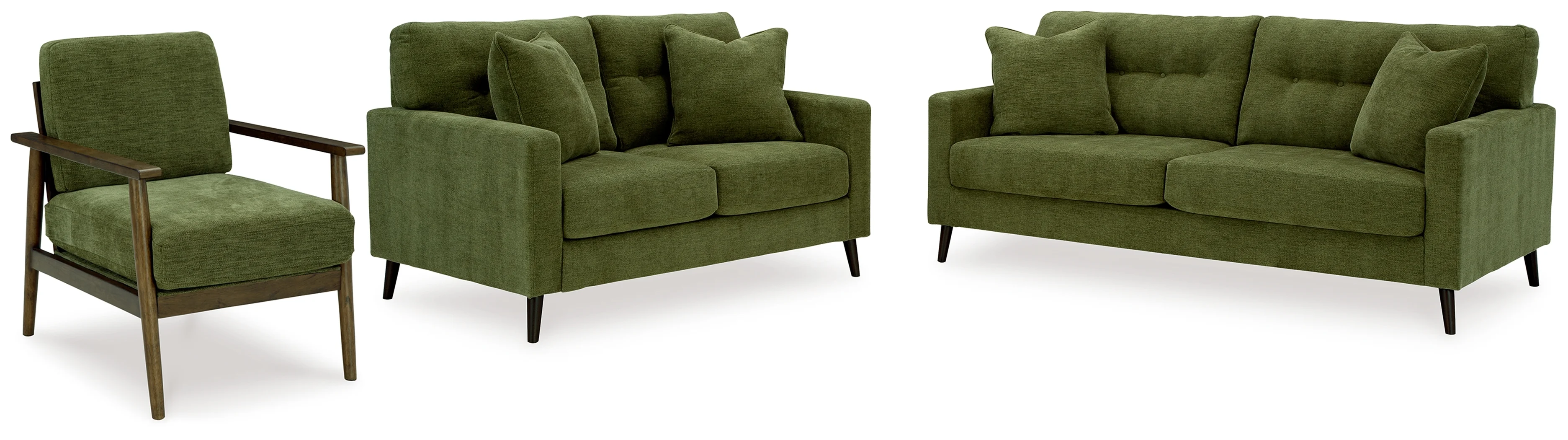 Ashley Furniture Signature Design Bixler 26107U4 Sofa, Loveseat And ...
