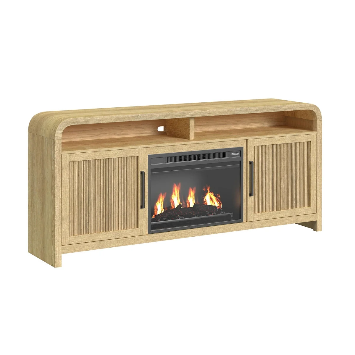 Elements International Ridgemont LA-14440-6-TV1FPK Contemporary 70" TV ...