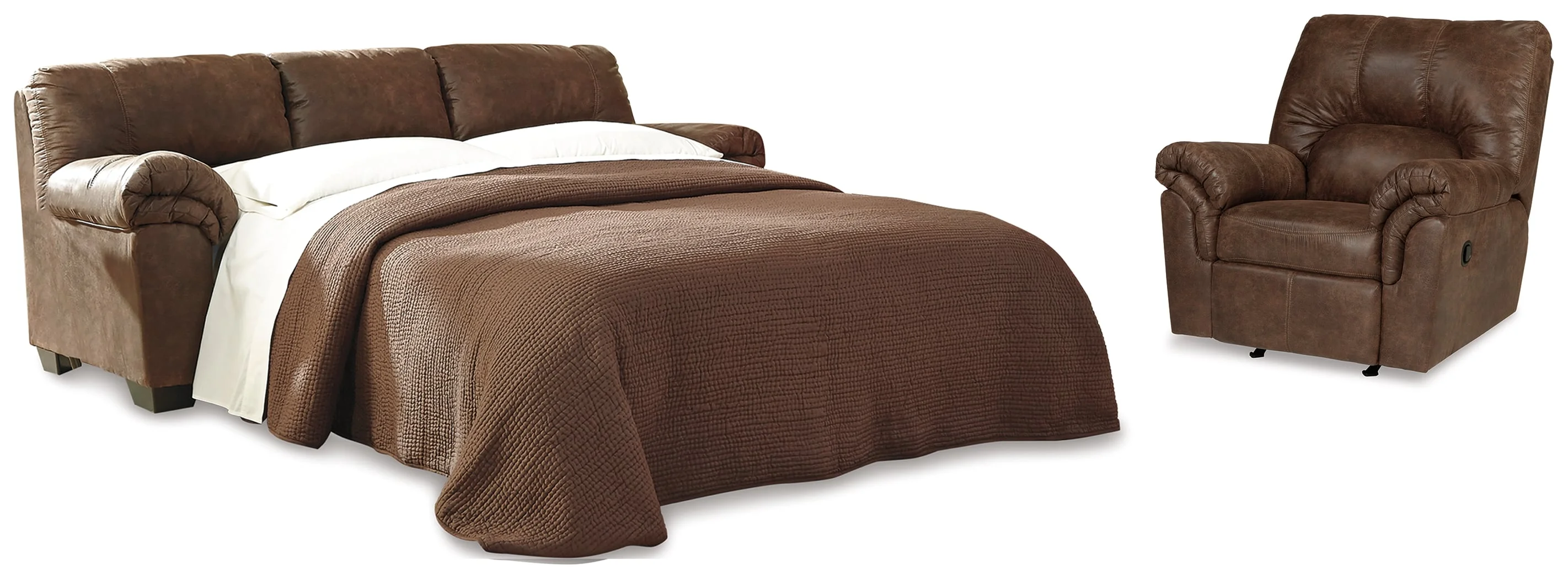 Bladen 12020U4 Full Sofa Sleeper And Recliner | Furniture and More ...