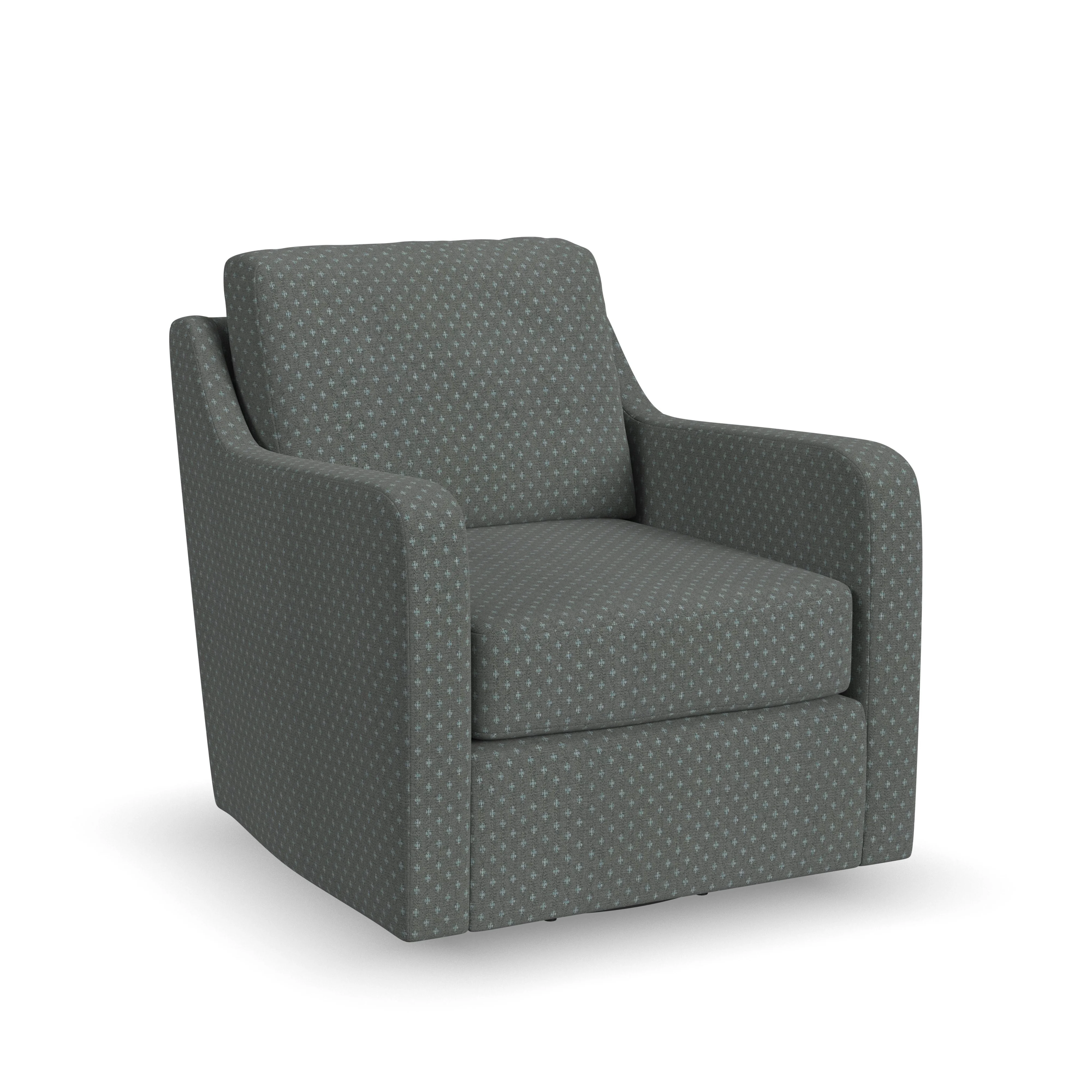 Flexsteel Saber 073C-11 Transitional Fabric Swivel Chair | Belfort ...