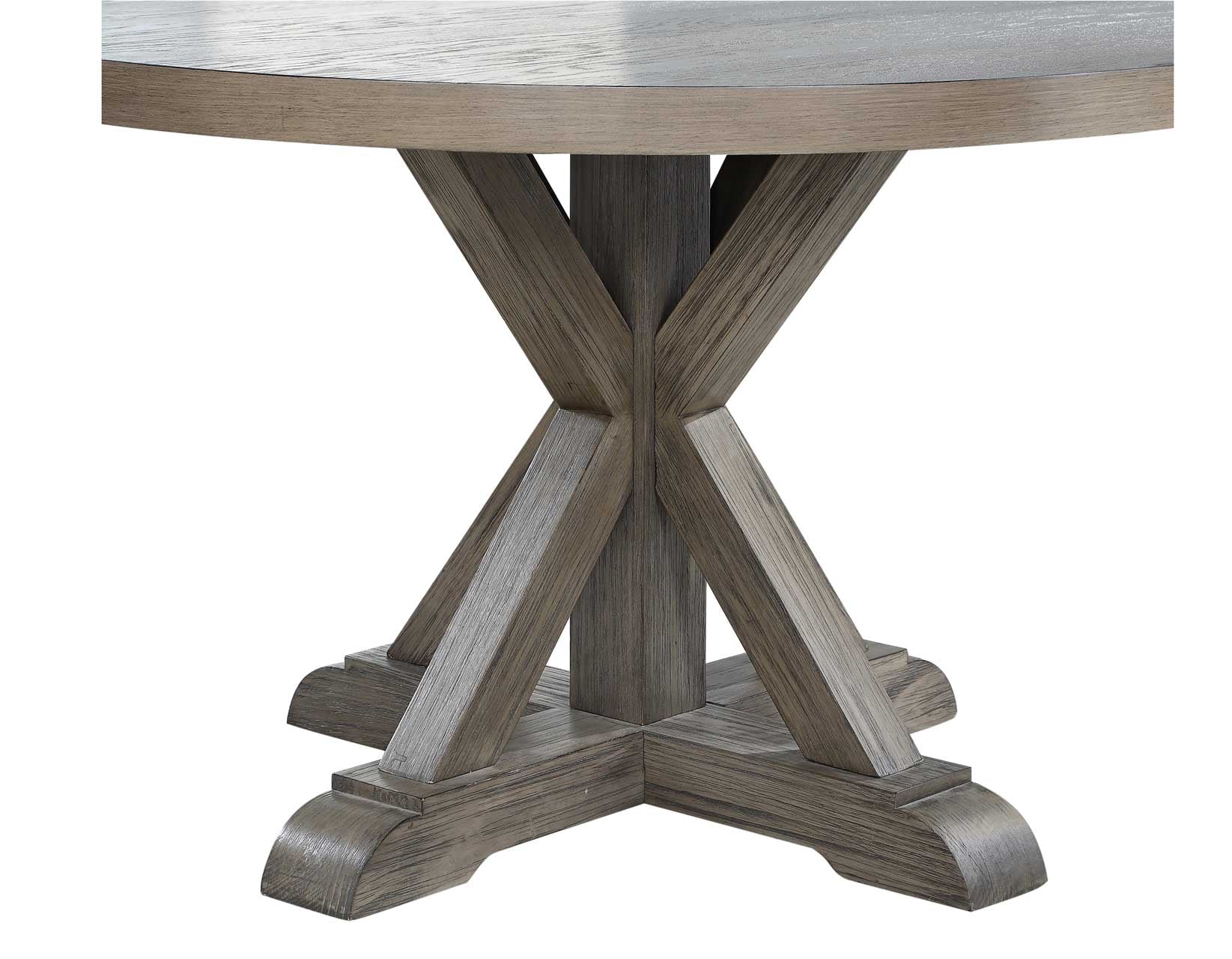 Steve Silver Molly MY4848T Rustic 48" Round Dining Table | Wayside ...