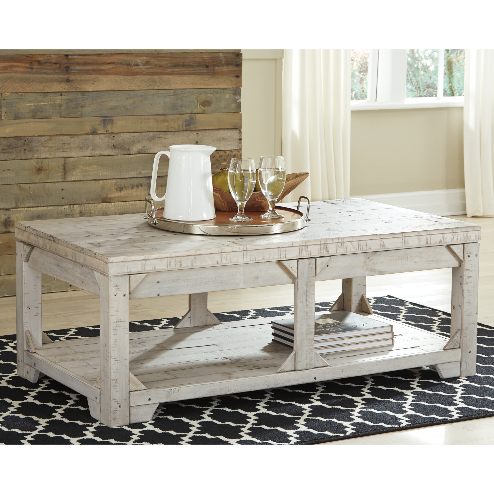 Signature Design by Ashley Fregine T755T1 Coffee Table And 2 End Tables ... Signature Design by Ashley Fregine T755T1 Coffee Table And 2 End Tables ...
