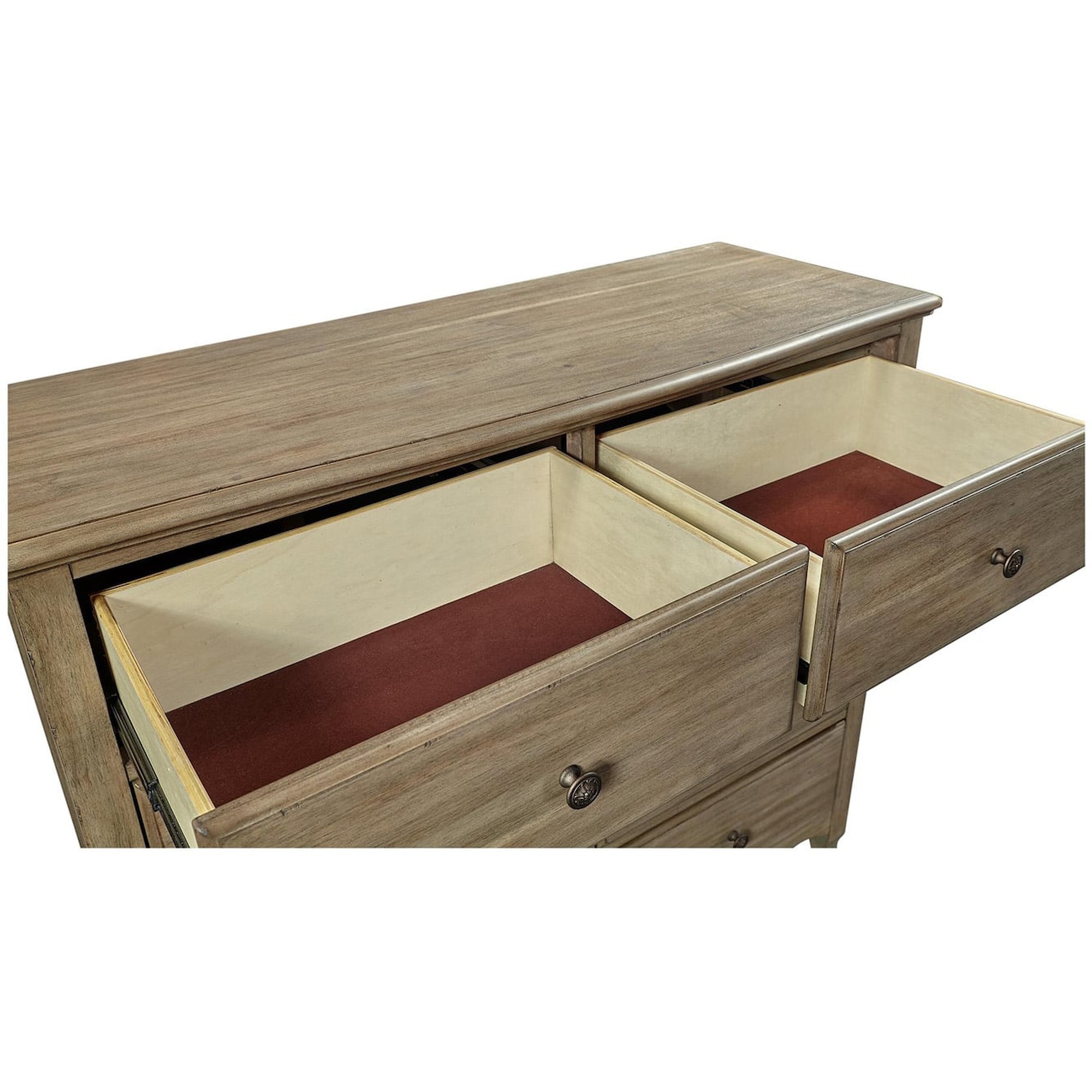 Aspenhome Provence I222-489-1 Traditional Chesser with Felt-Lined Top ...