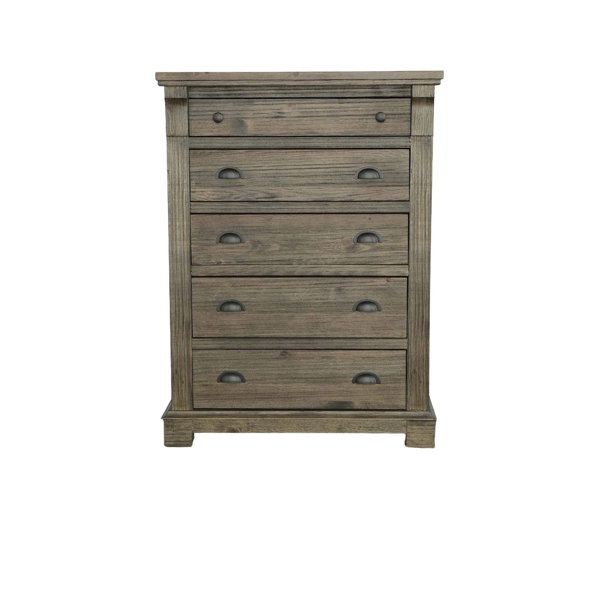 Progressive Furniture Baldwin B672-14 Rustic 5-Drawer Chest | Wayside ...