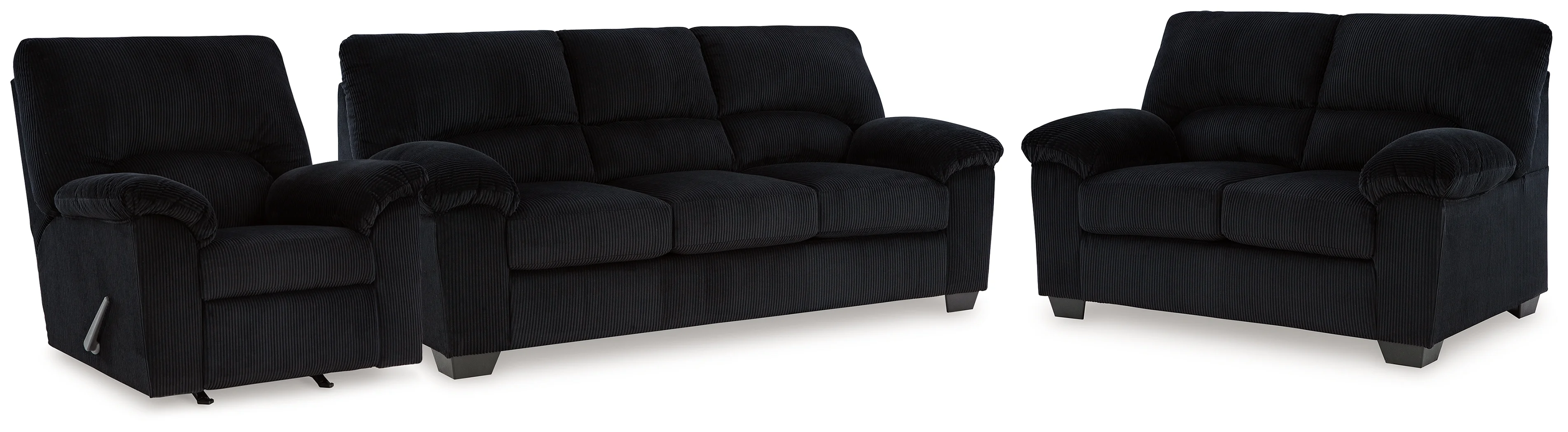 Signature Design by Ashley SimpleJoy 24204U2 Sofa, Loveseat And ...
