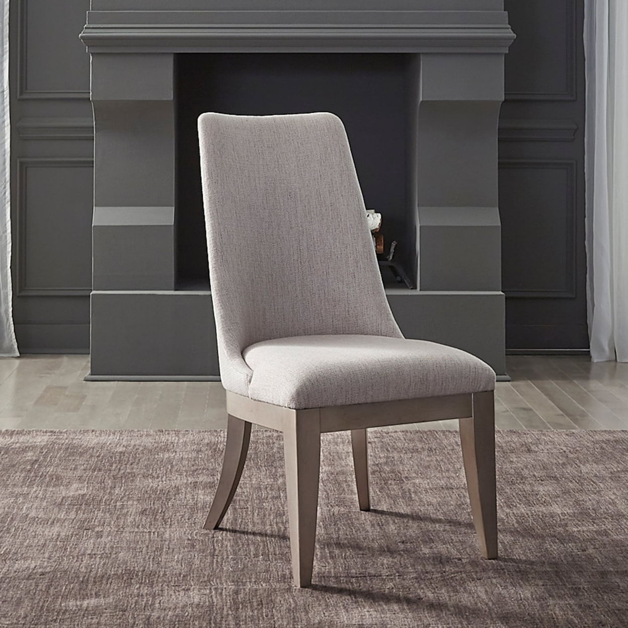 Liberty Furniture Montage 849-C6501S Contemporary Glam Upholstered Side ... Liberty Furniture Montage 849-C6501S Contemporary Glam Upholstered Side ...
