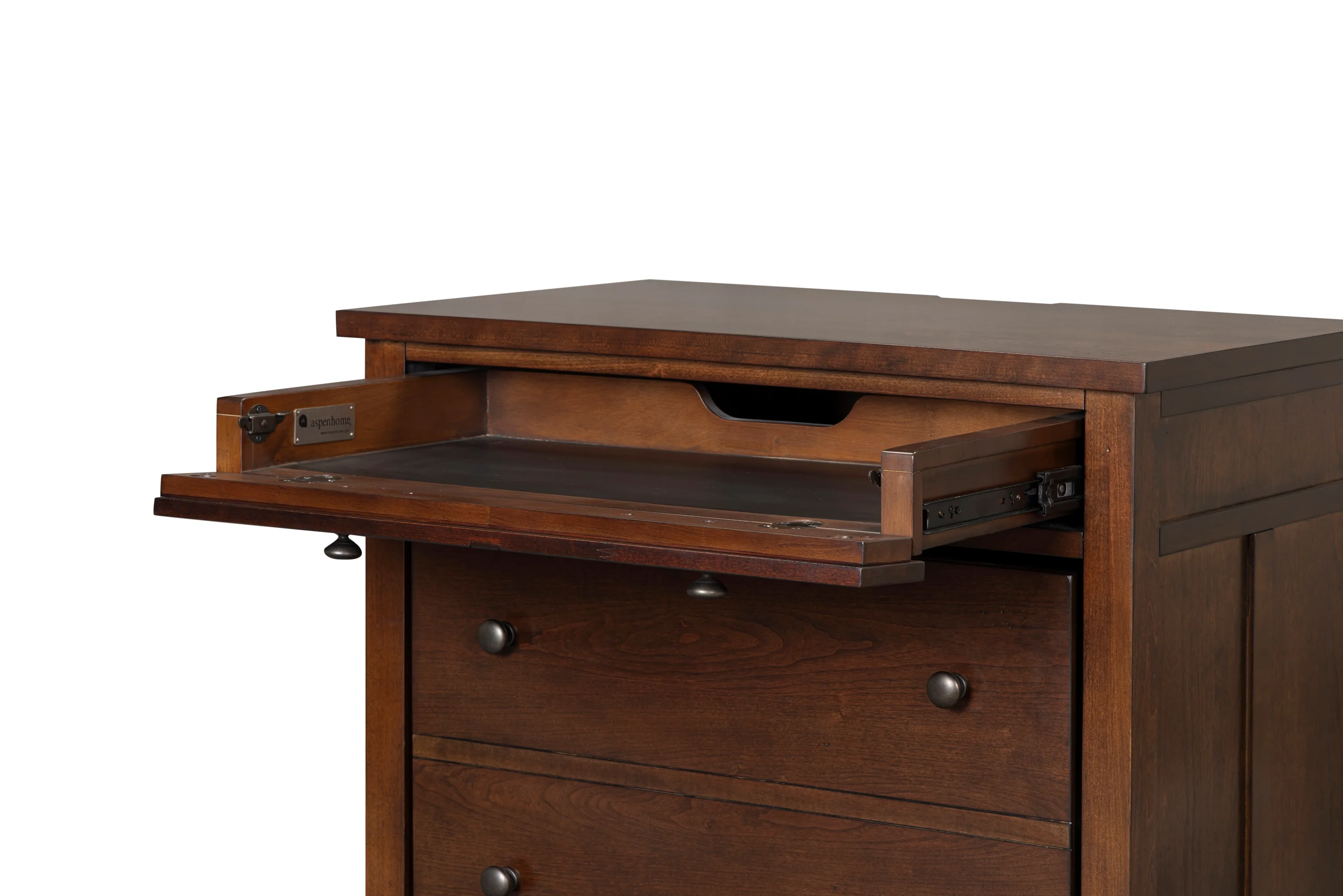 Aspenhome Channing I3356-491 Transitional Nightstand with Stool | Baer ...