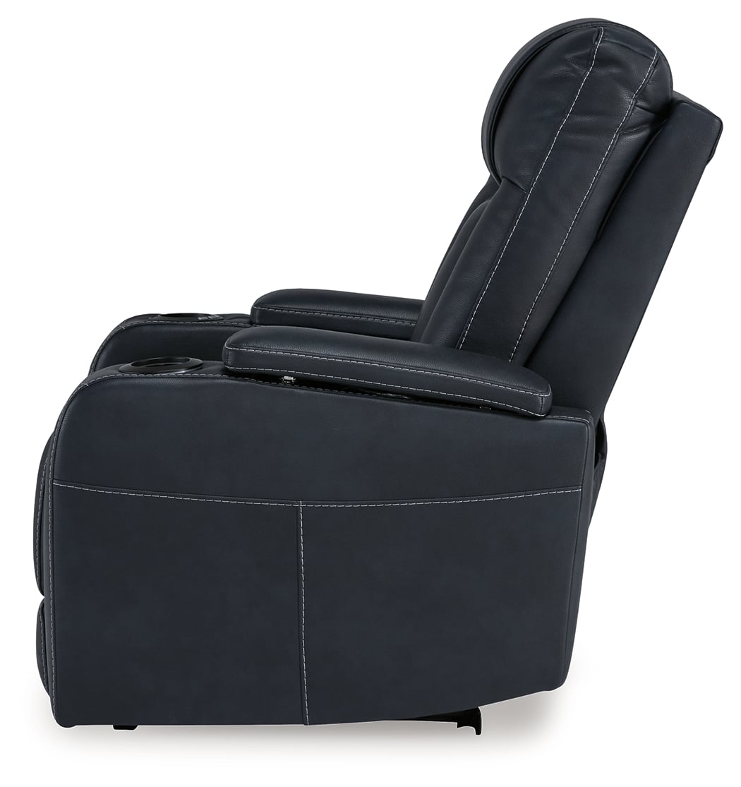 Signature Design by Ashley Feazada 6620613 Faux Leather Power Recliner ...