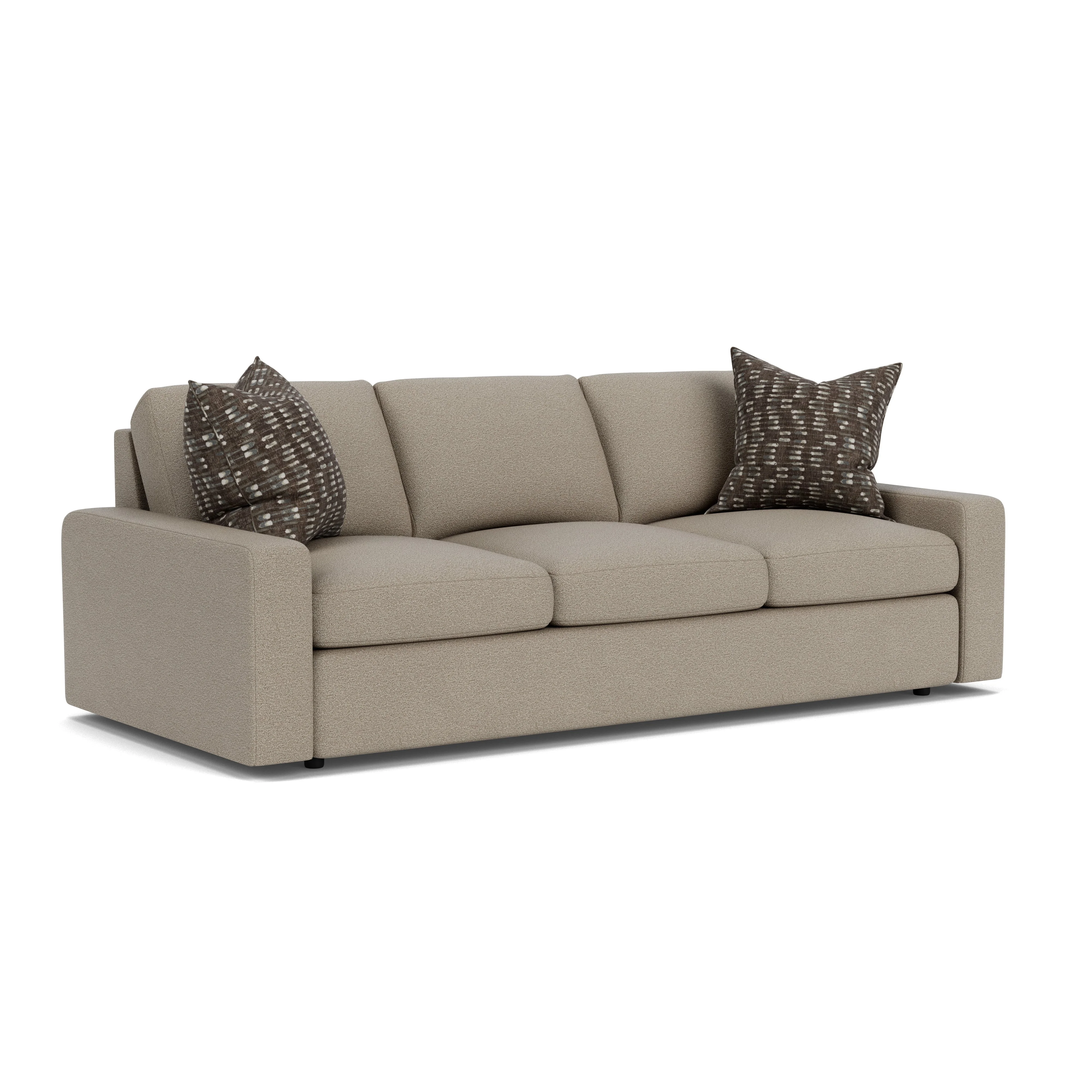 Flexsteel Sky 5511-31 634-01 09P-90T Contemporary Sofa with Track Arms | Belfort Furniture | Uph ...