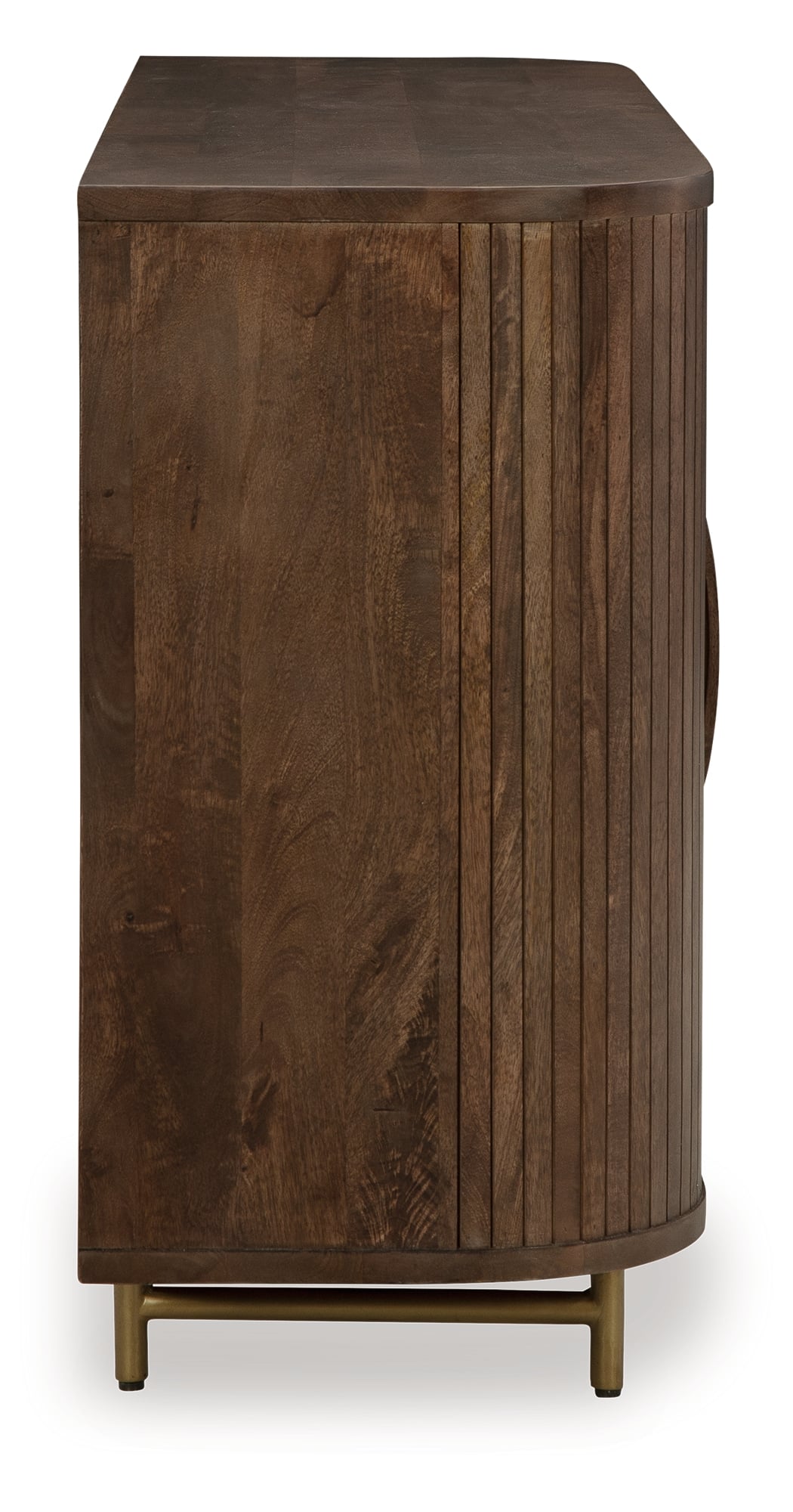 Ashley Signature Design Amickly A4000571 Curved Accent Cabinet with ...