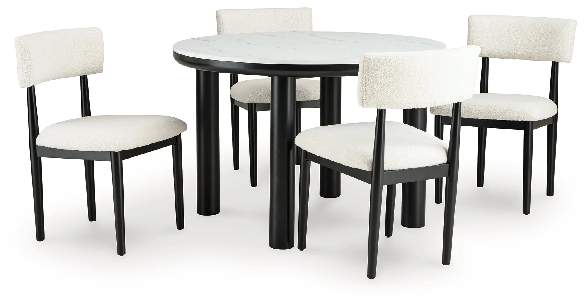 Ashley Signature Design Xandrum D429D2 Dining Table And 4 Chairs | Dunk ...