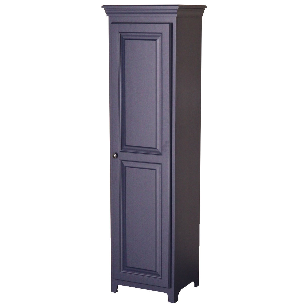 Archbold Furniture Pantries and Cabinets Solid Pine 1 Door Pantry with 4 Adjustable Shelves Darvin Furniture Cabinet