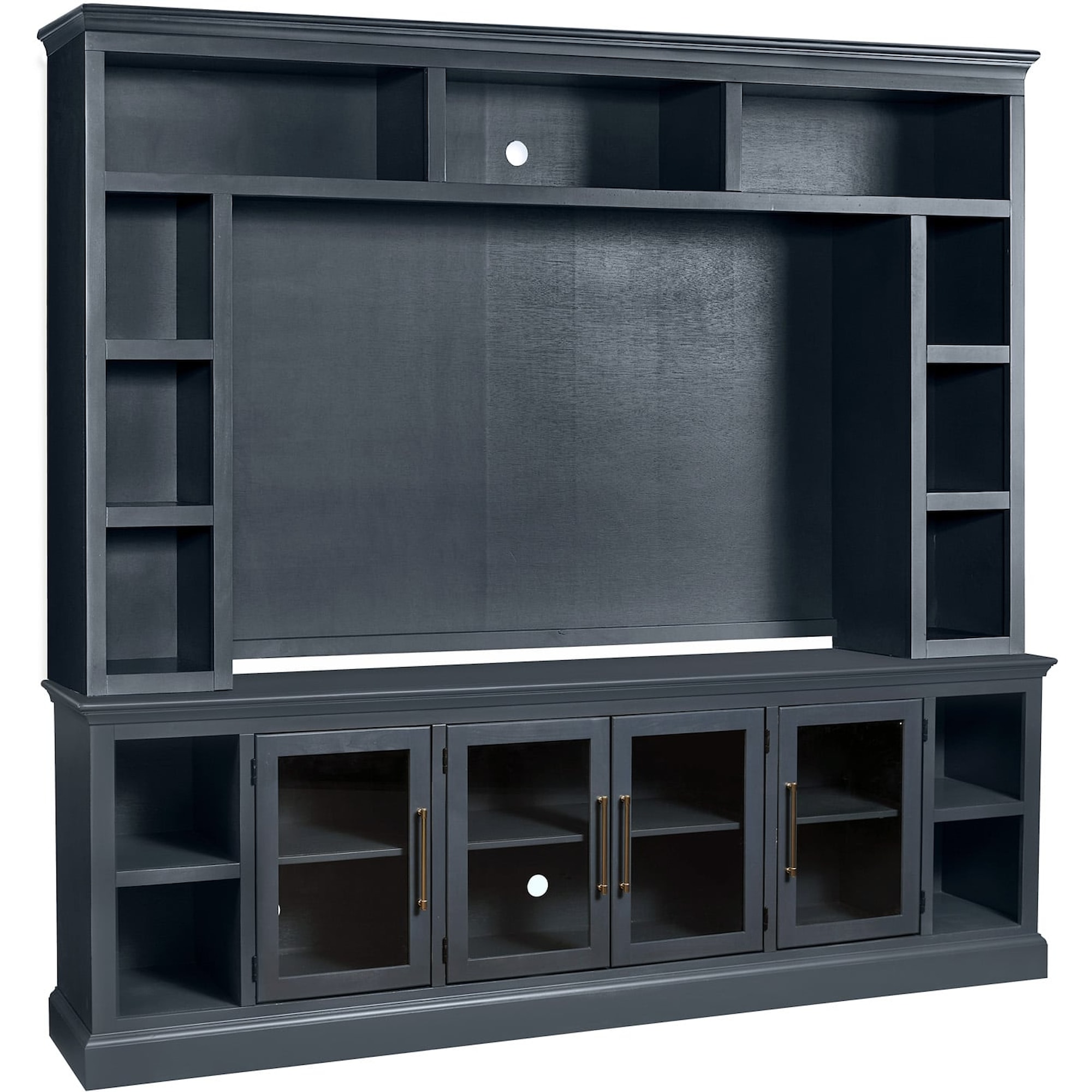 Aspenhome Byron MBB1270-MBLx1+MBB1270H-MBLx1 Traditional 98" Console ...