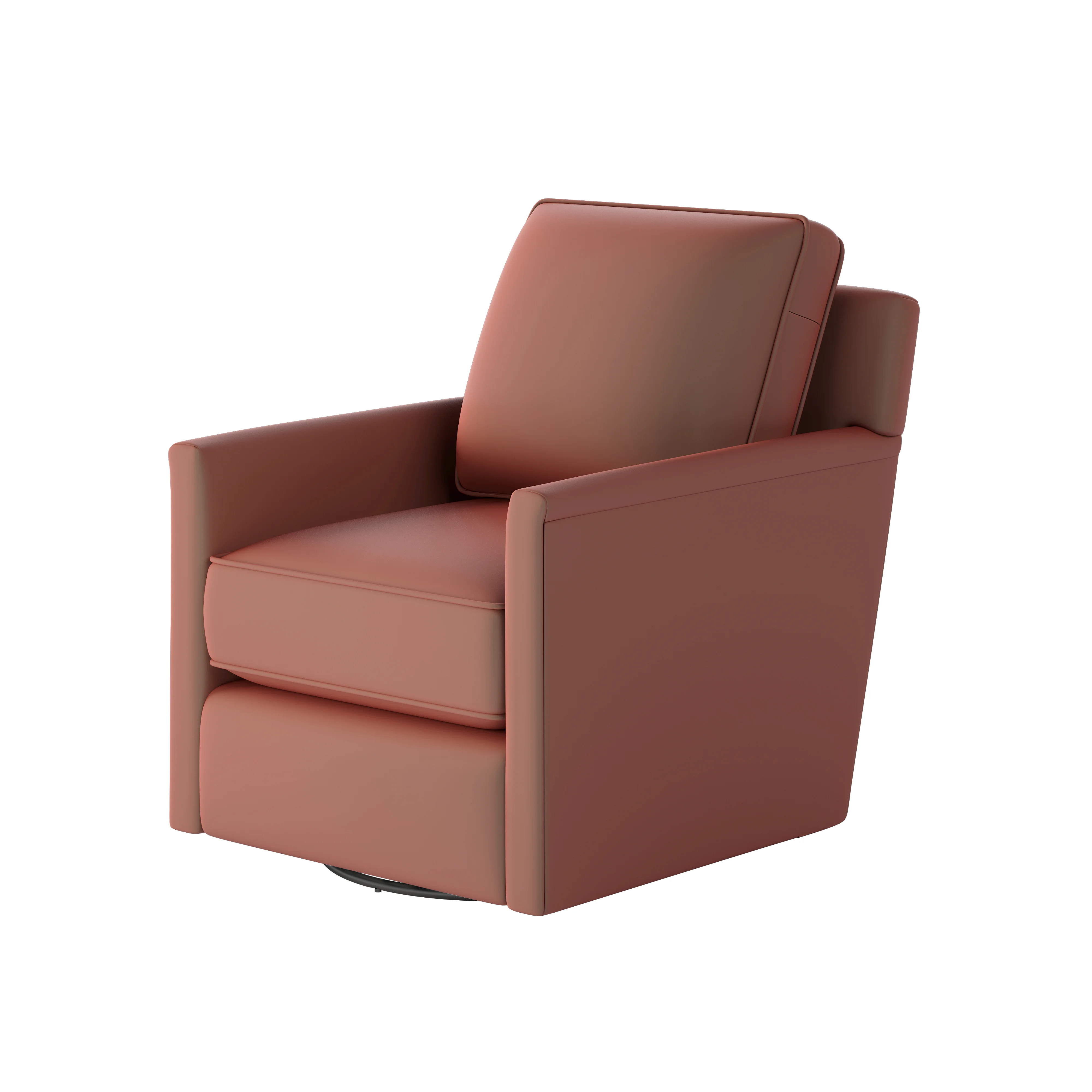 Fusion Furniture Grab A Seat 21-02G-C Geordie Clay Swivel Glider Chair ...