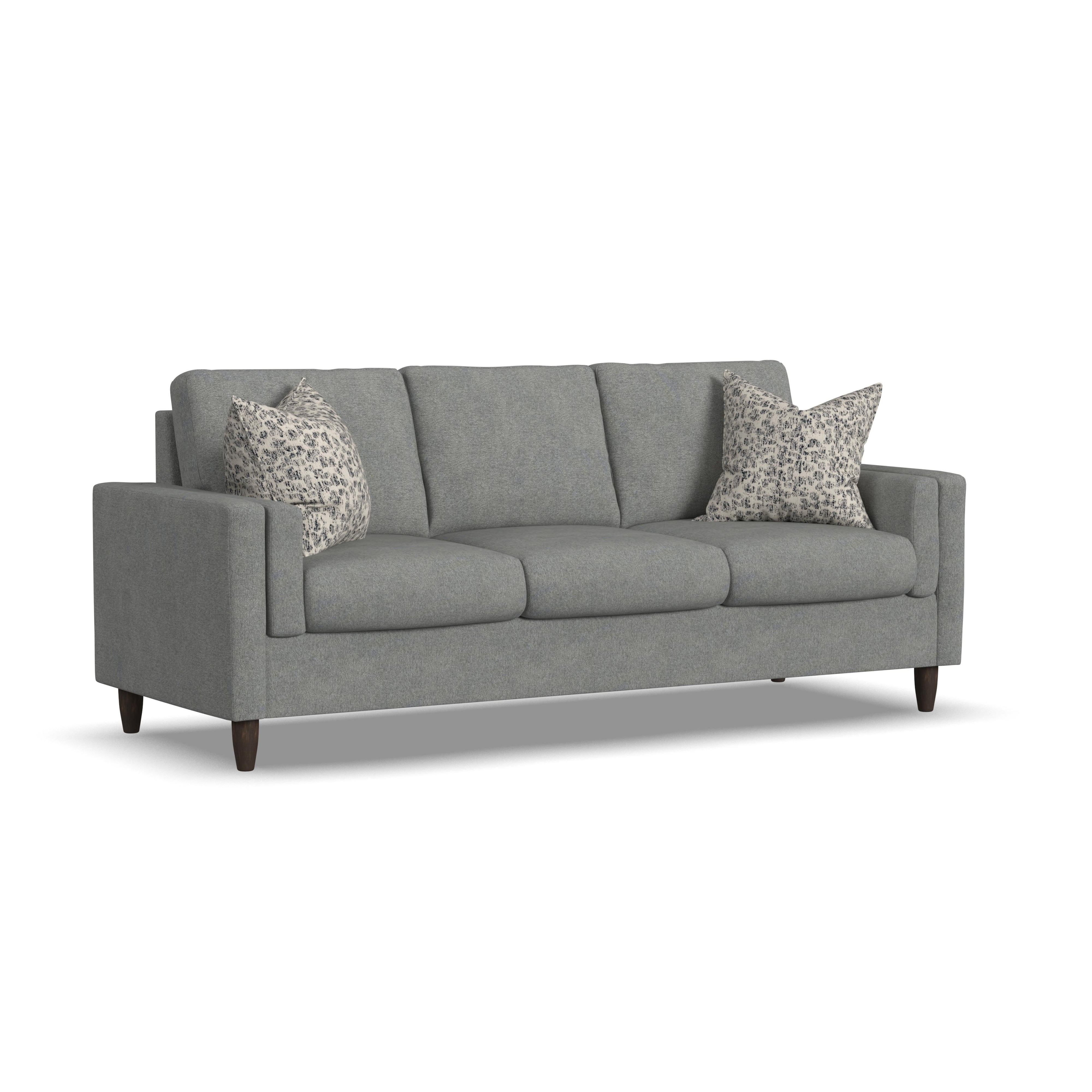 Flexsteel Thomas 5350-31 Mid-Century Modern Sofa with Track Arms ...