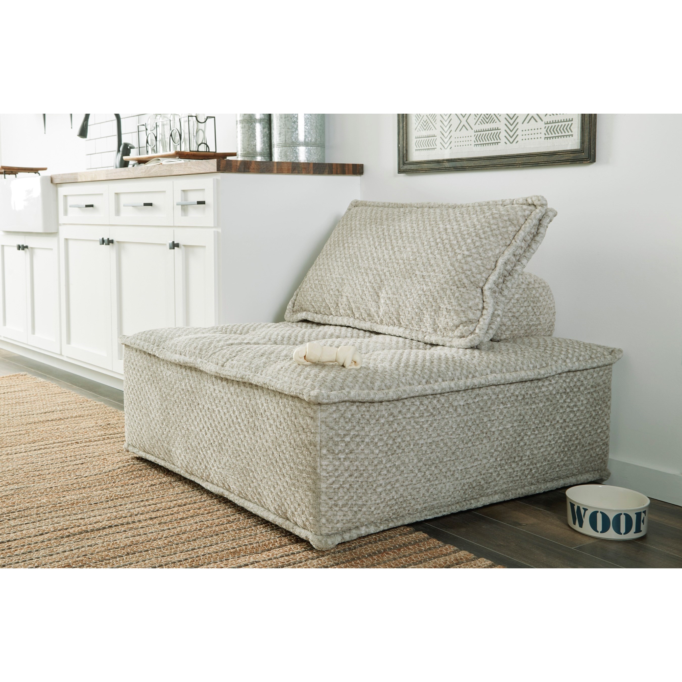 Signature Design by Ashley Bales A3000244 Modular Floor Accent Chair ...