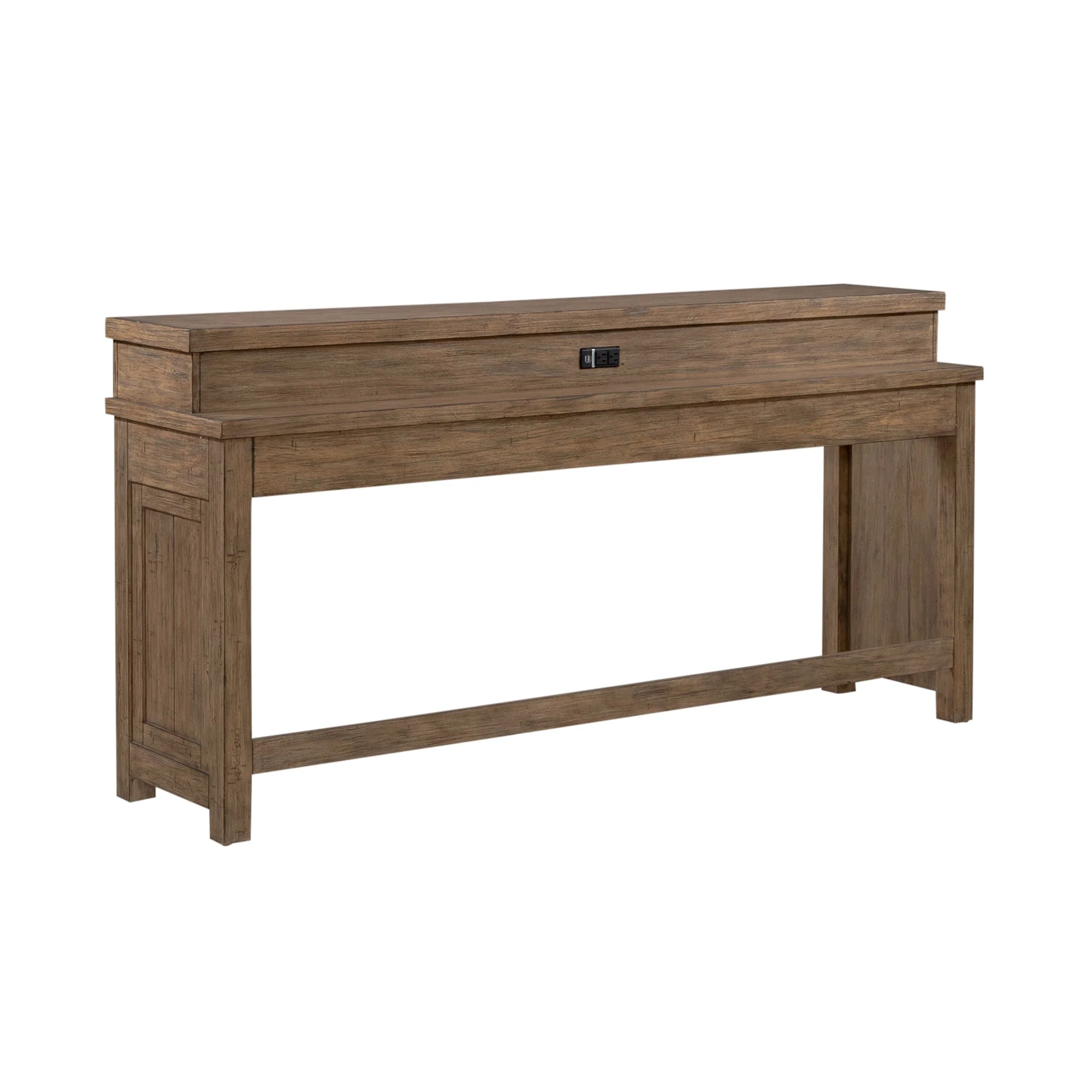 Liberty Furniture Pinebrook Ridge 377-OT7236 Rustic Console Bar Table ...