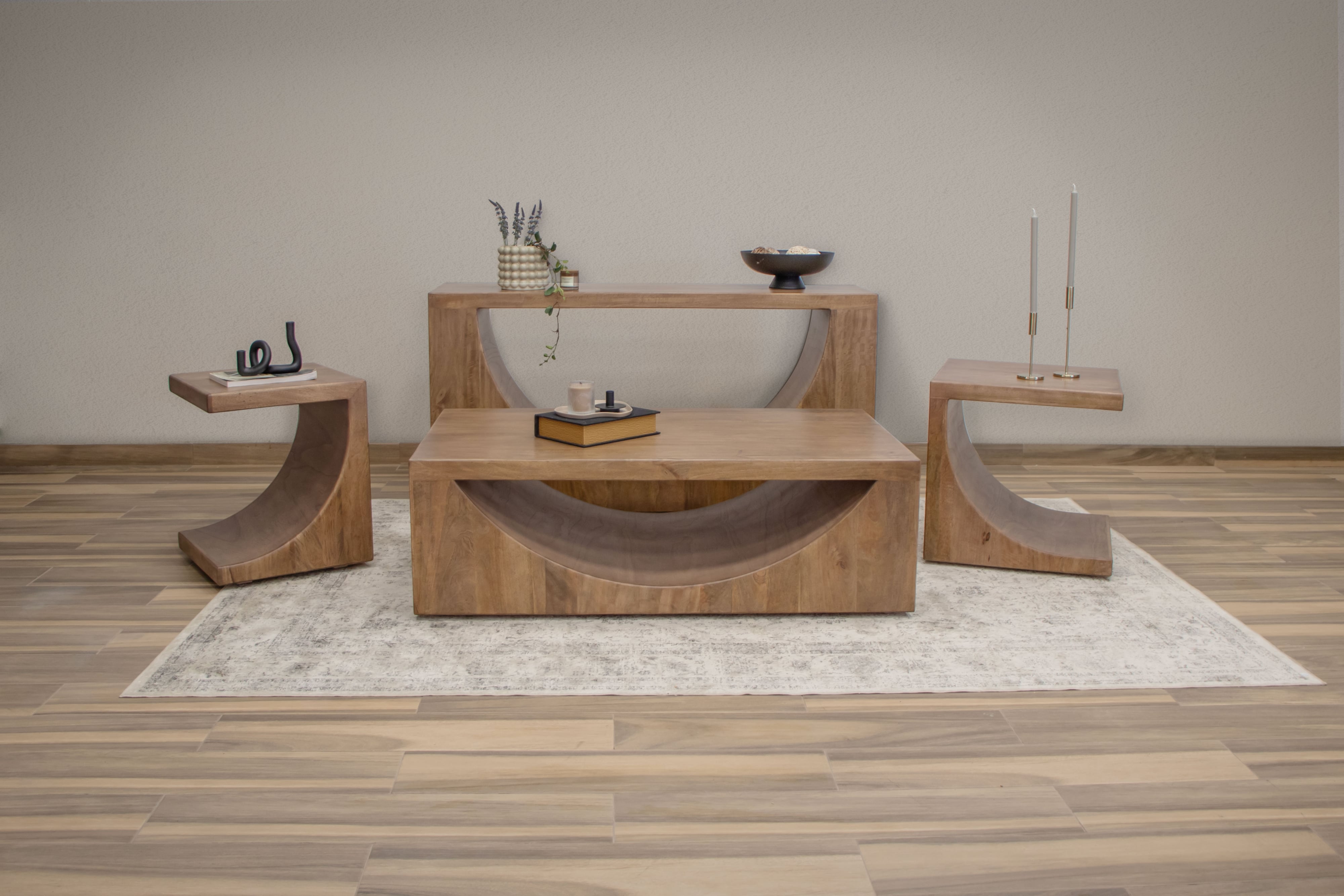 International Furniture Direct Mezquite IFD6621END Modern Rustic End ...