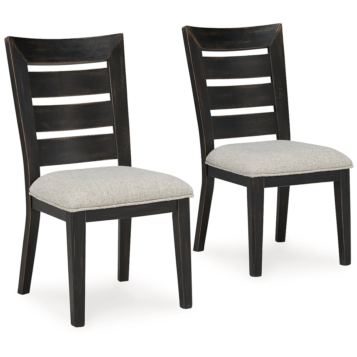 Signature Design by Ashley Galliden D841-03 Dining Chair in Aged Black ... Signature Design by Ashley Galliden D841-03 Dining Chair in Aged Black ...