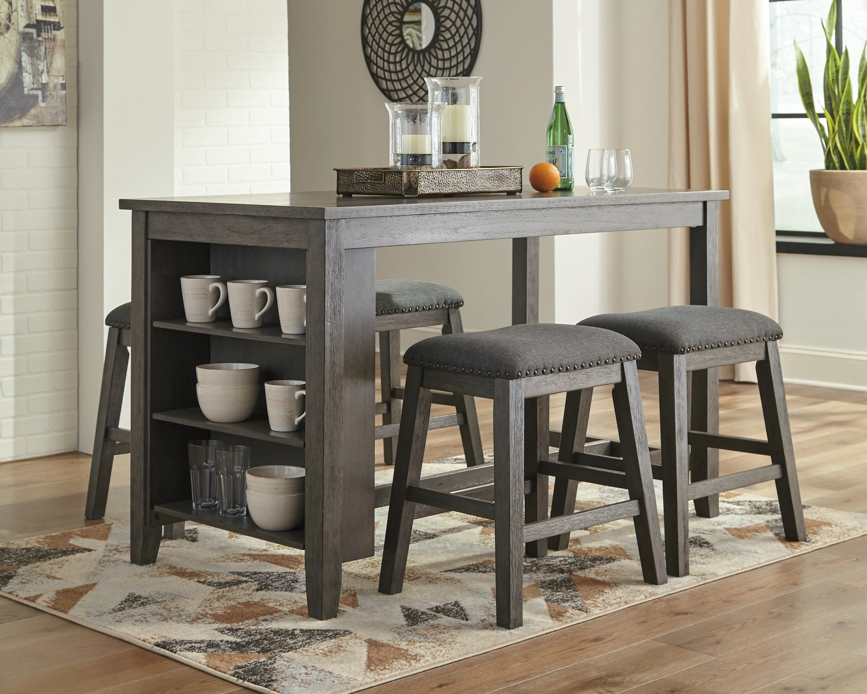 Signature Design by Ashley Caitbrook D388-13 Counter Height Dining ...