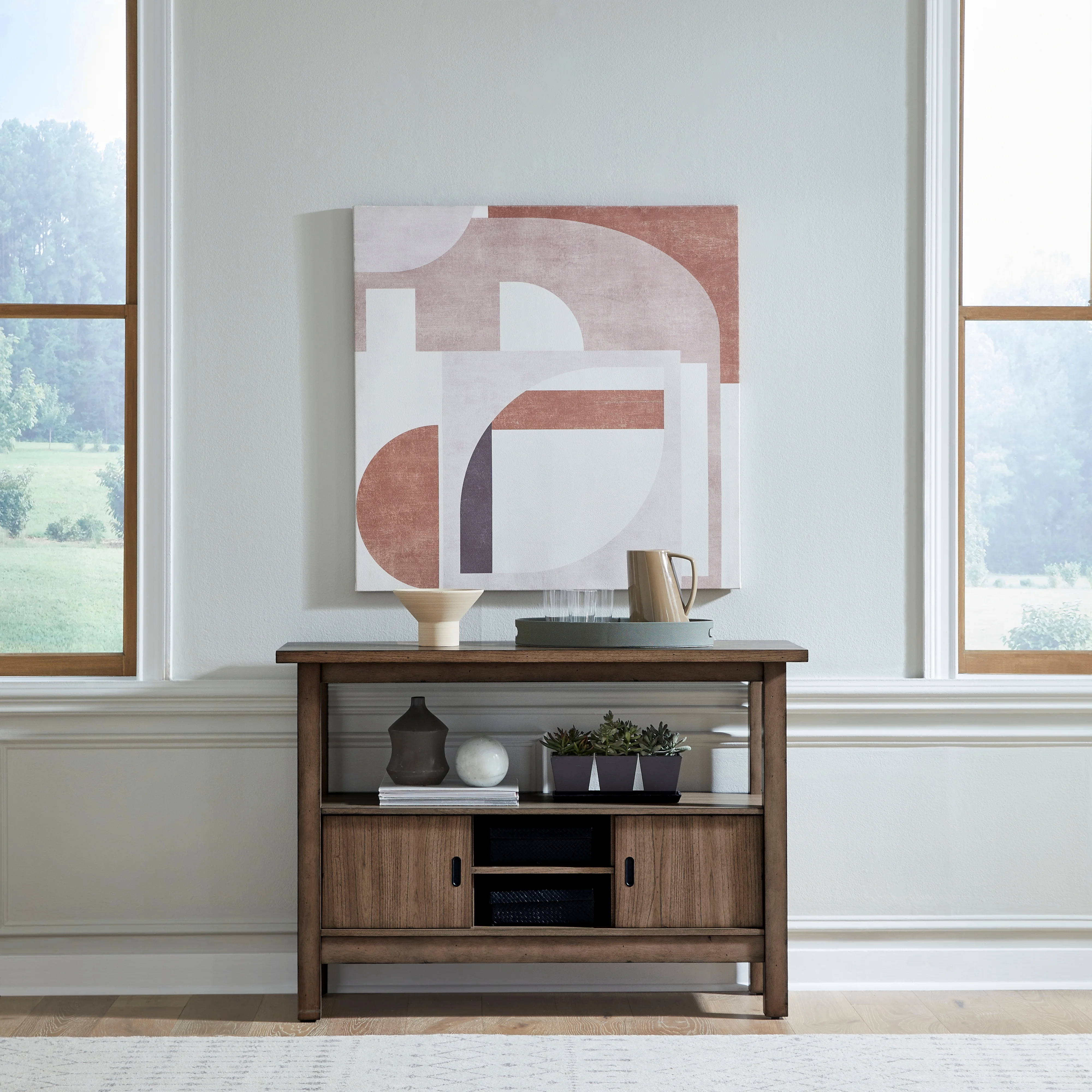 Liberty Furniture Brook Bay 82WT-SB5236 Transitional Sideboard with ...