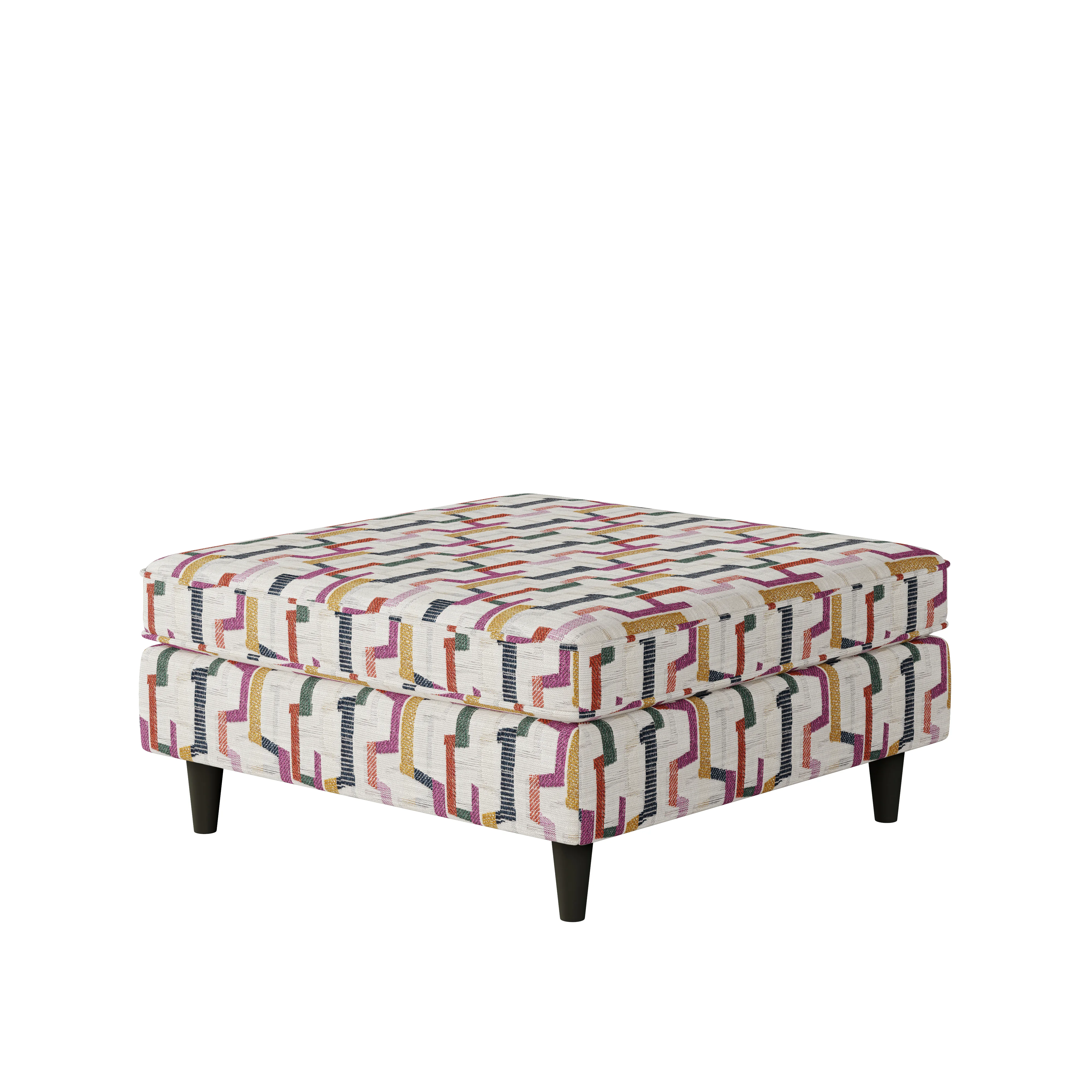 Fusion Furniture Grab A Seat 170 C Fiddlesticks Confetti Mid Century