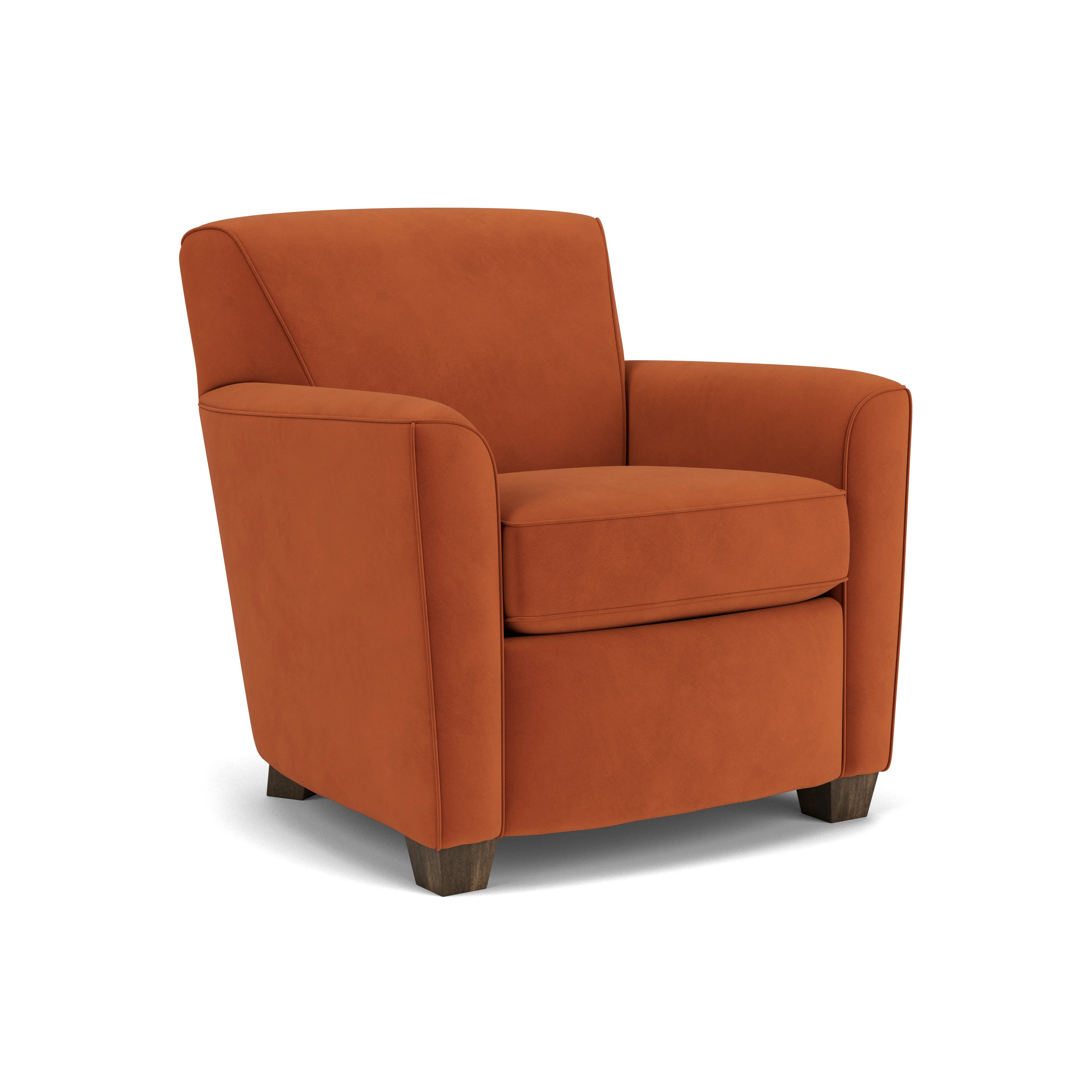 Flexsteel Kingman 036C-10 913-50 Transitional Chair with Tight Back ...