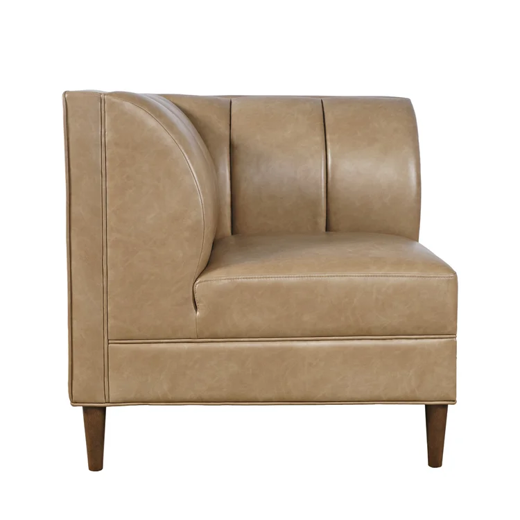 Jofran Ruston 2586-3WDBFF Transitional Banquette Wedge with Tapered ...