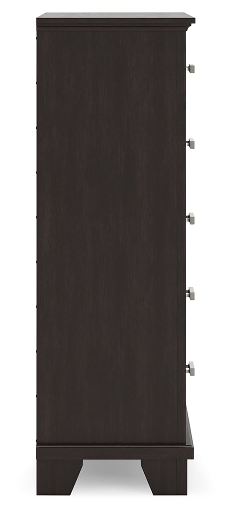 Ashley Signature Design Covetown B441-46 5-Drawer Chest | Dunk & Bright ...