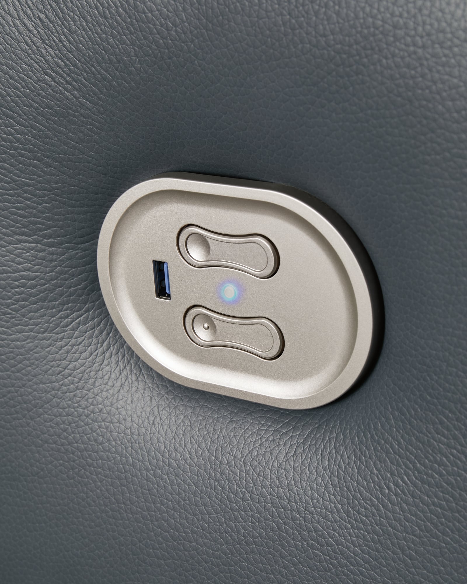 Signature Design by Ashley Mindanao U5950415 Leather Match Power ...