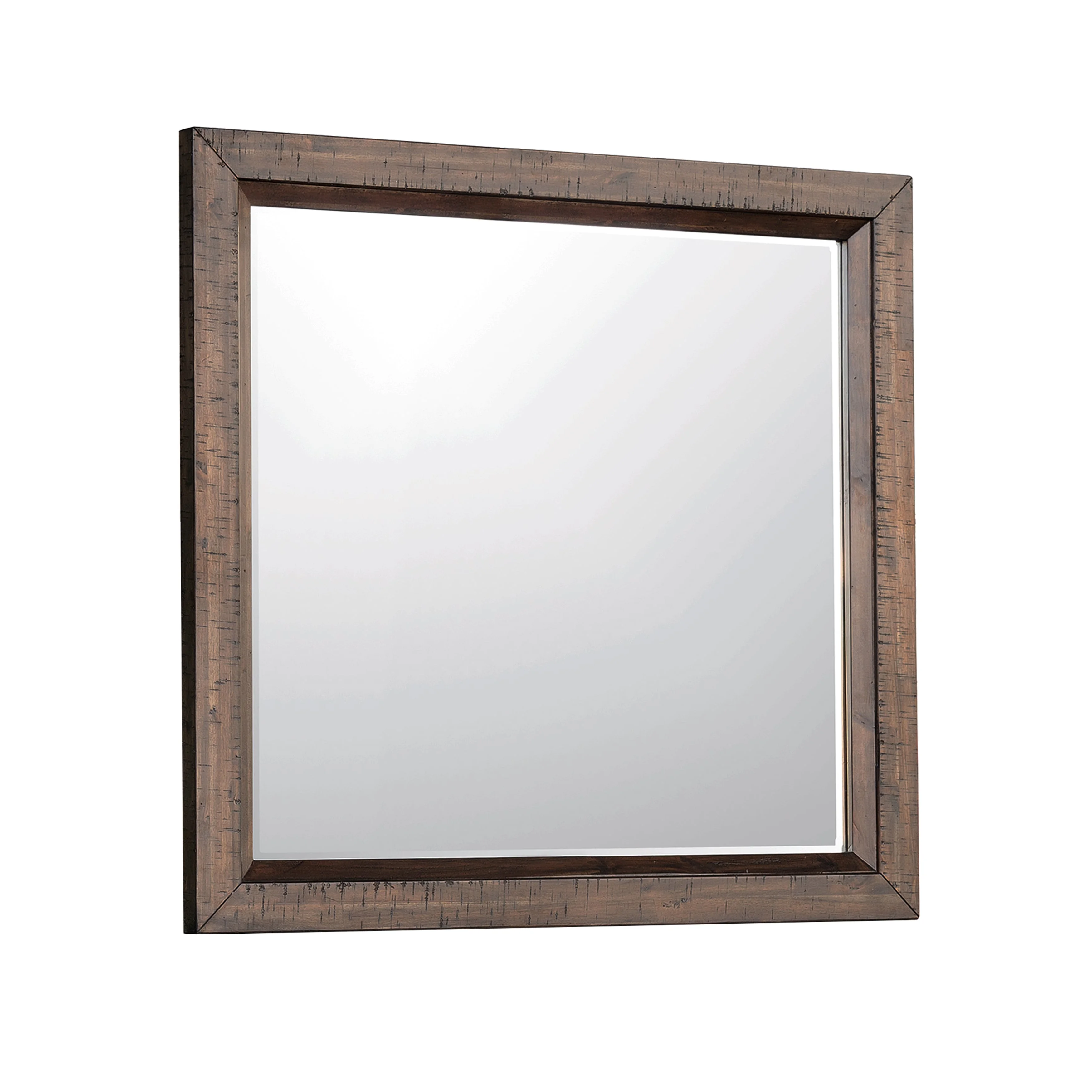 Samuel Lawrence Sawmill S896-030 Rustic Farmhouse Square Mirror | Royal ...