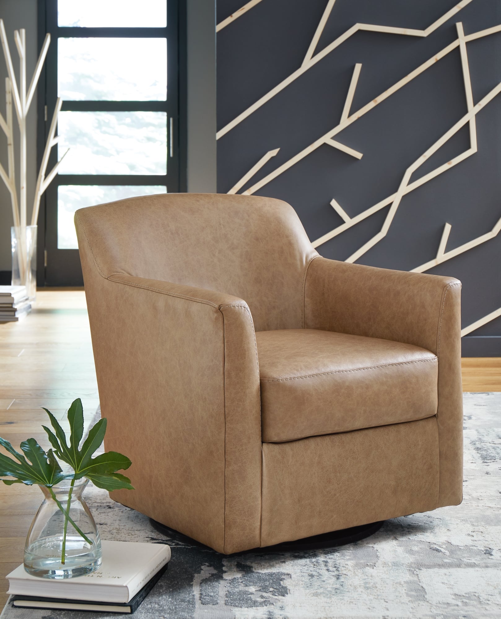Ashley Signature Design Bradney A3000323 Swivel Accent Chair | Dunk ...