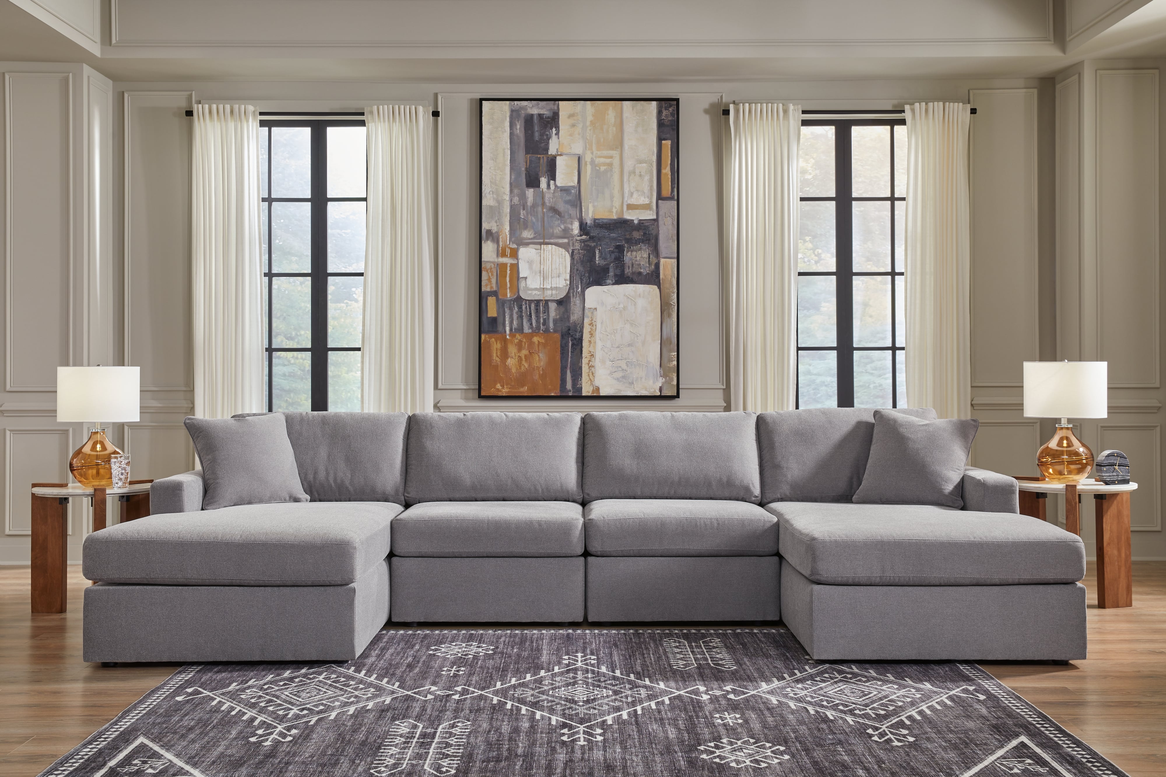 Signature Design by Ashley Modmax 92104S19 4-Piece Sectional With 2 ...