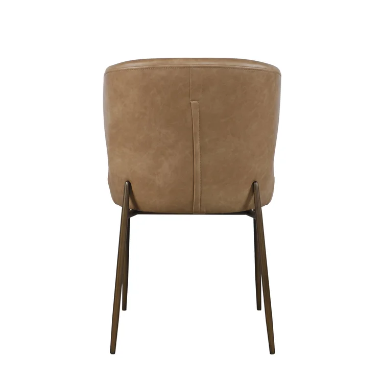 Jofran Easley 2526-EASLEYBFF Rustic Upholstered Dining Chair with Metal ...