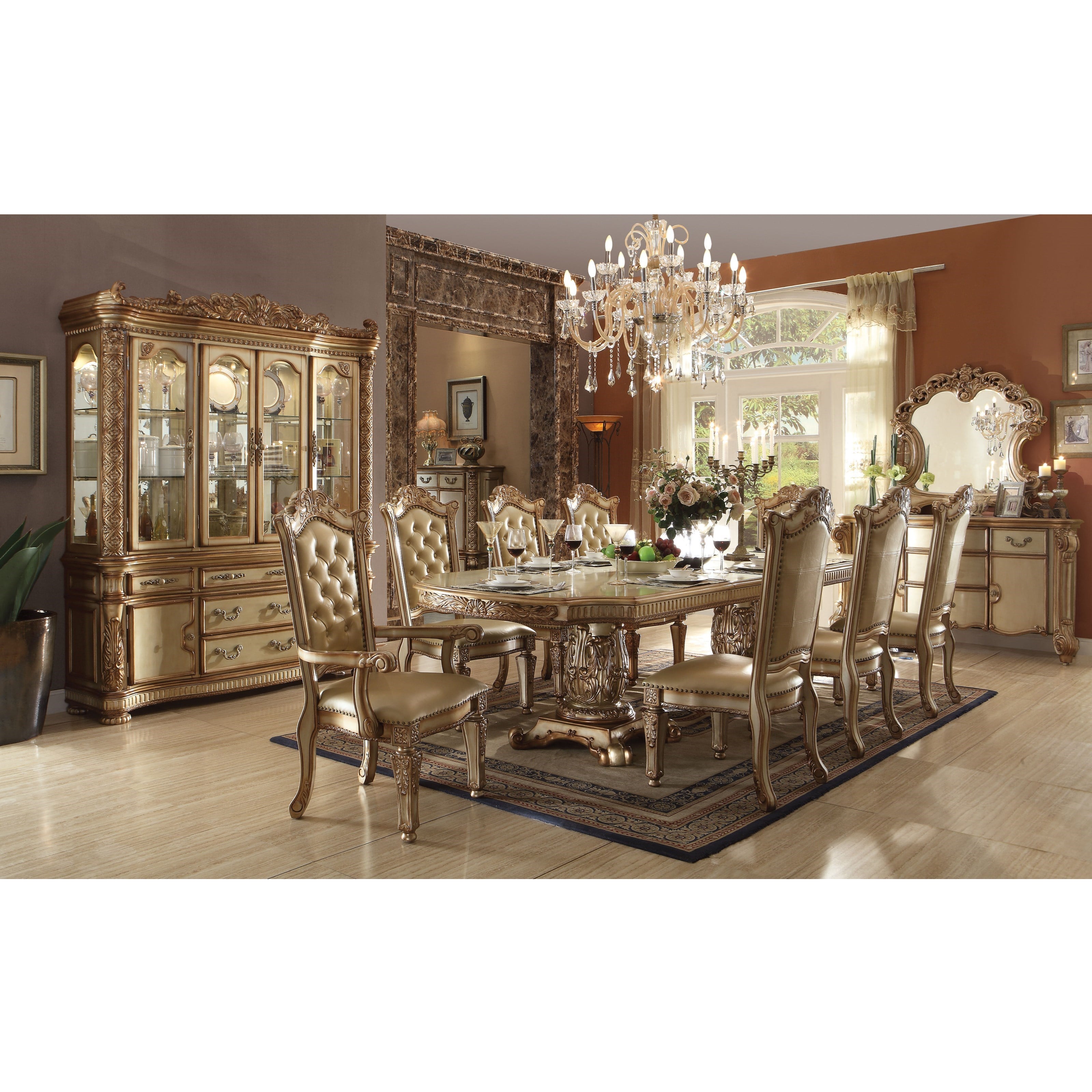 Acme Furniture Vendome 63005 Traditional Buffet & Hutch with Acme Furniture Vendome 63005 Traditional Buffet & Hutch with