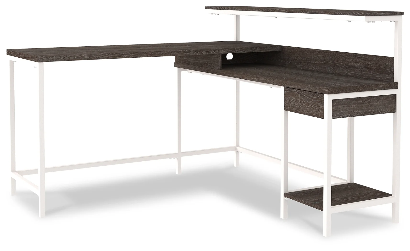 Ashley Signature Design Dorrinson H287-24 Home Office L-Desk With ...
